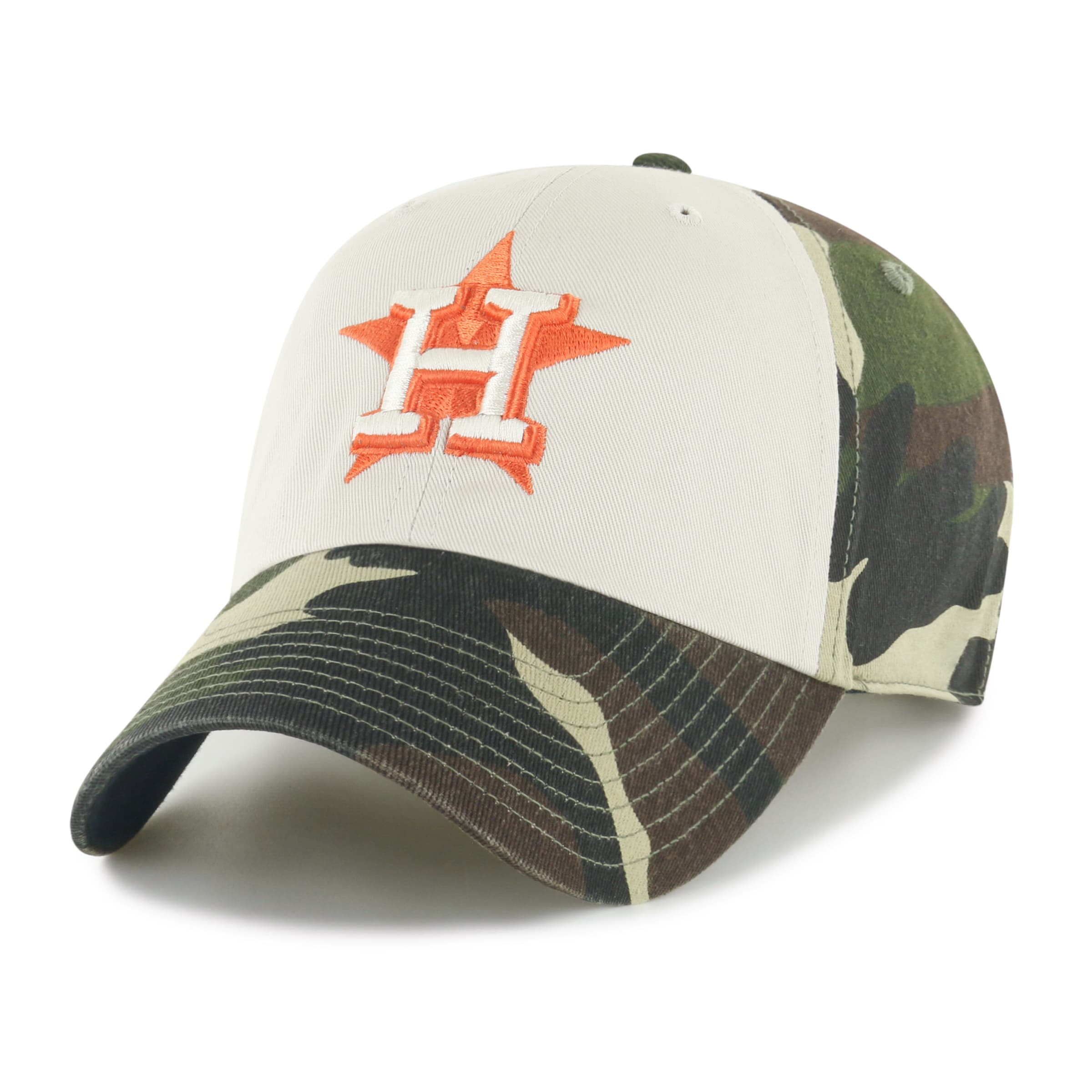 HOUSTON ASTROS Tan Color Unstructured Unisex Cotton Militant Hat ...