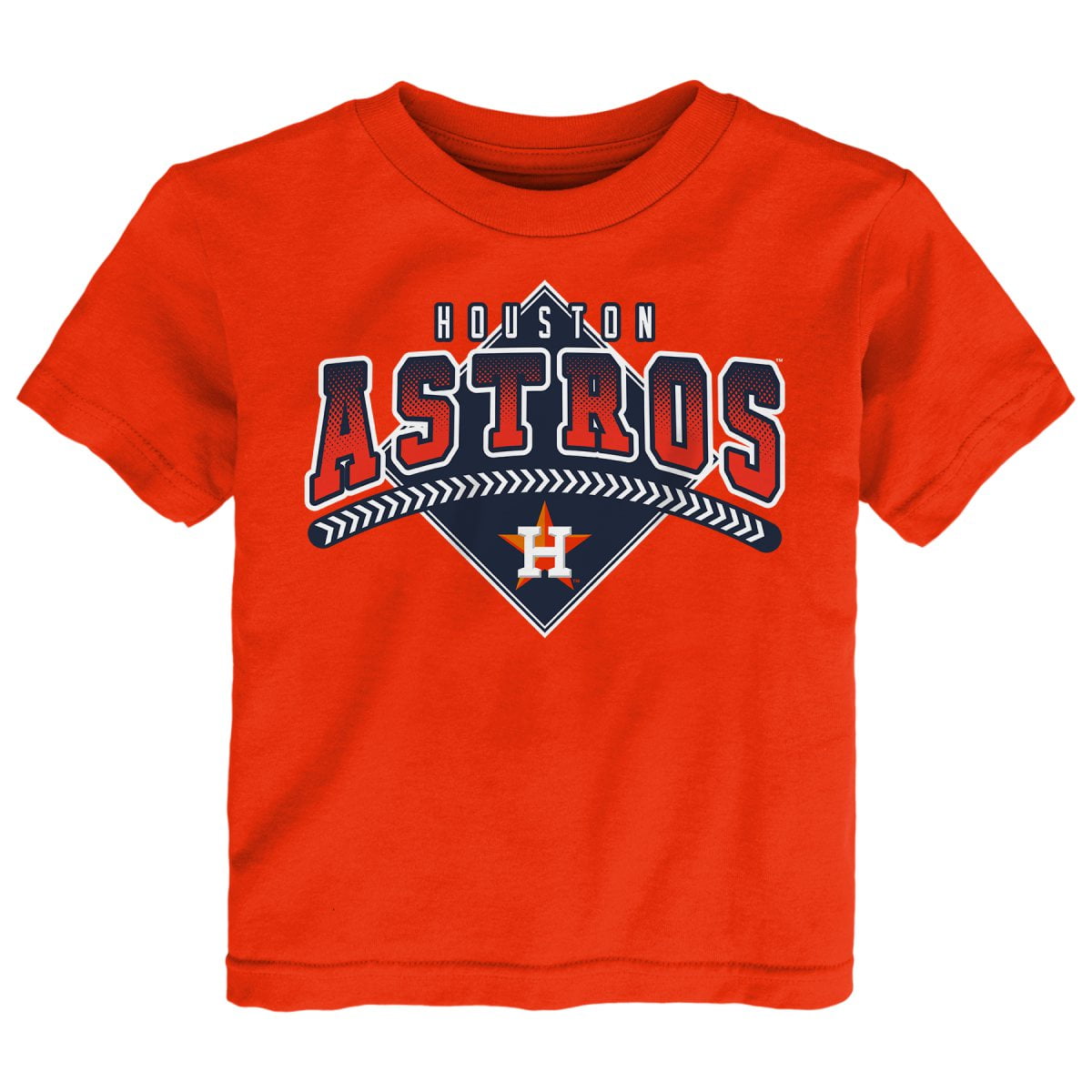HOUSTON ASTROS Toddler Altrnt Color Cotton Crew Short Sleeve Tee ...