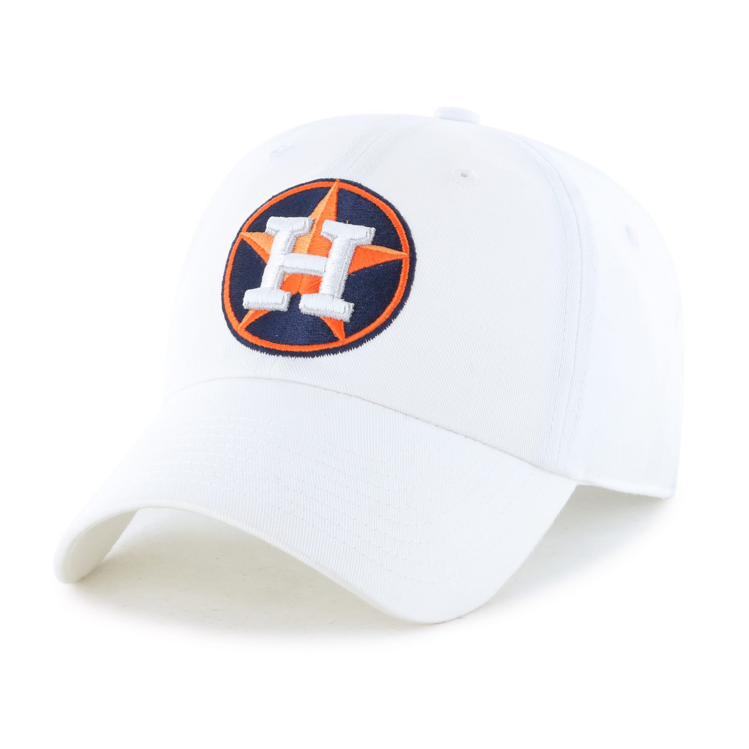 HOUSTON ASTROS White Color Unstructured Unisex Cotton Clean Up Hat ...