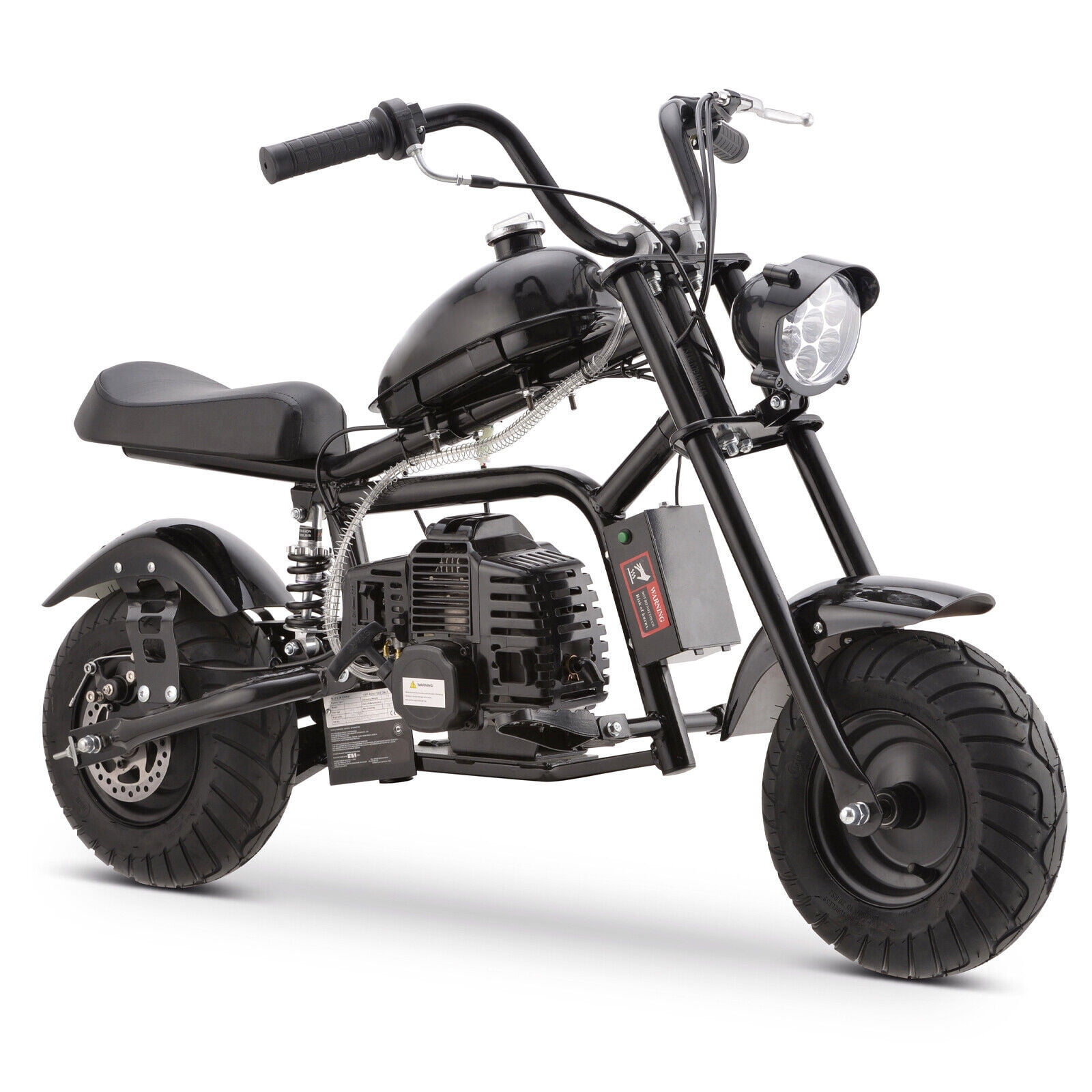 HOVER HEART Gas Mini Chopper Bike, DB003 Model 49.4 CC 2-Stroke Dirt Bike with Rear Shock ...