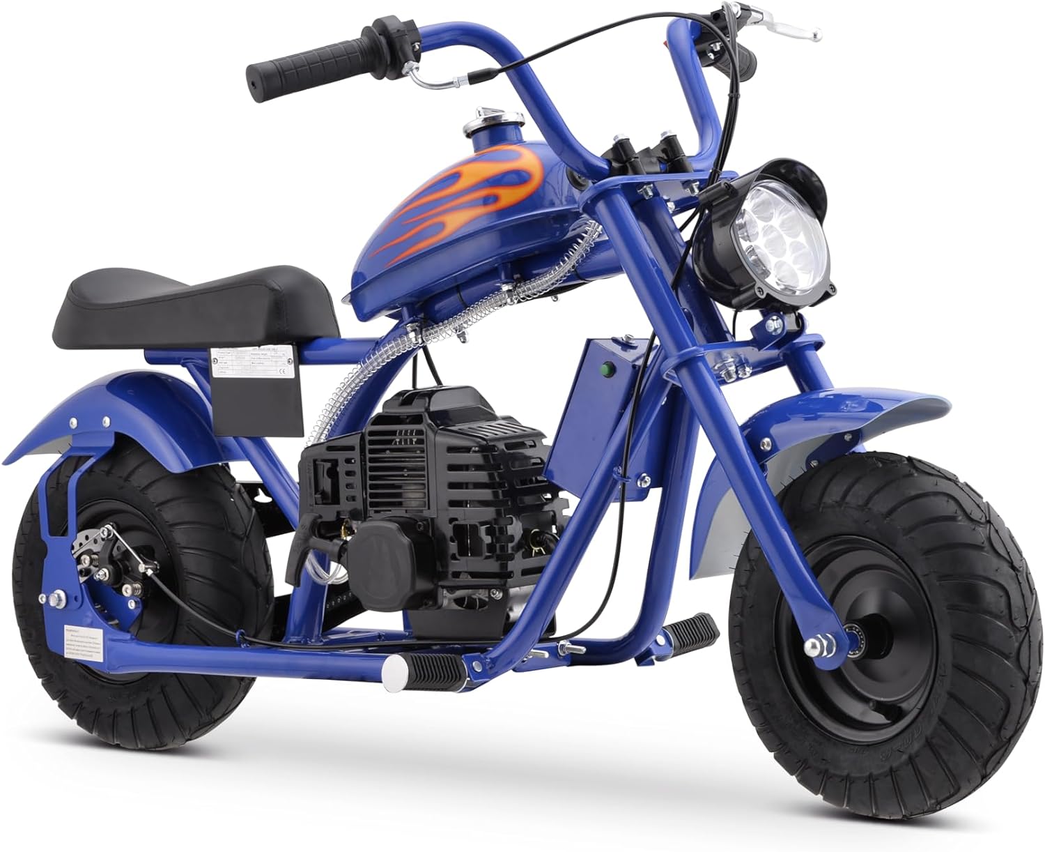 MotoTec 49cc Gas Powered Mini Motorcycle GT Red for Kids and Youth ...