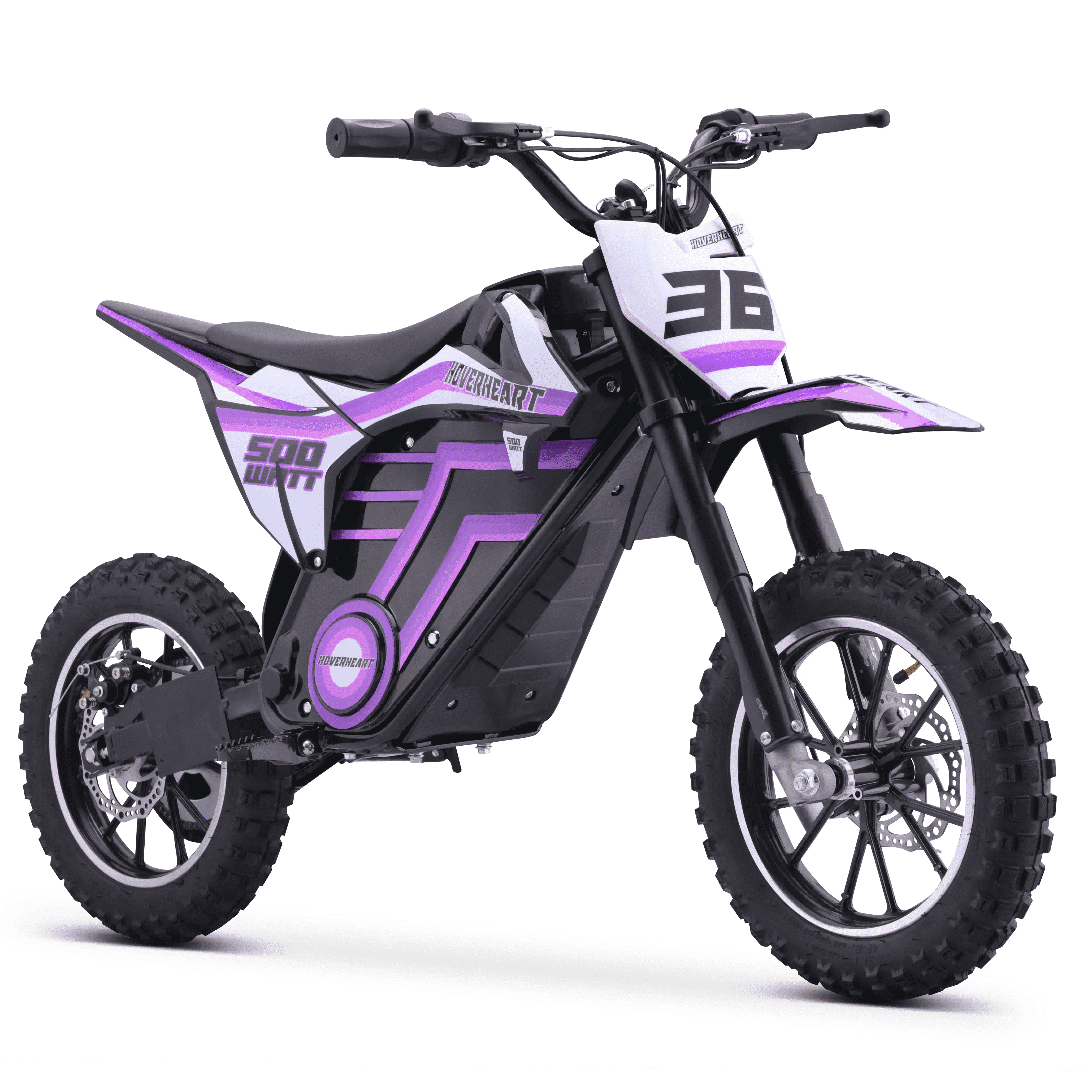 HOVERHEART Mini Motorized Dirt Bikes 500W, 15 MPH Top Speed, Dual ...