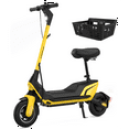 HOVERMAX Electric Scooter with Seat for Adults, 500W Motor 10" Commuter ...