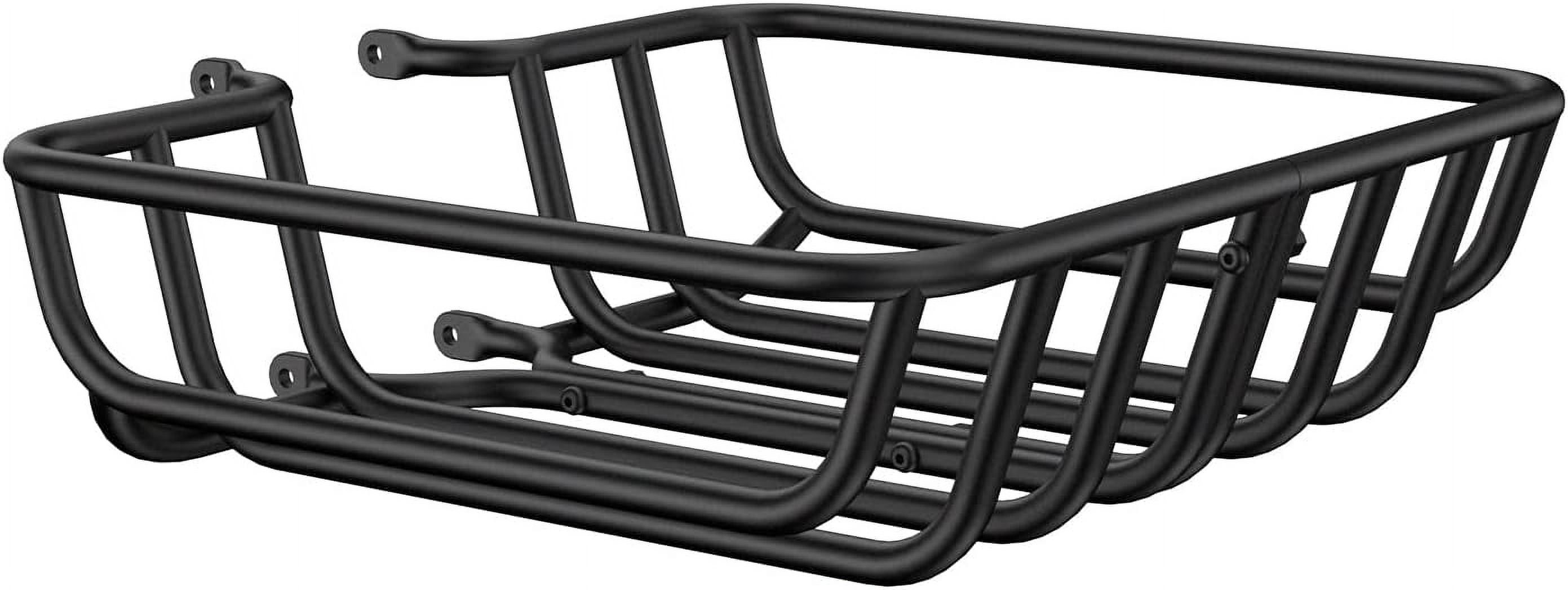 HOVSCO Electric Bike Metal Front Basket ONLY Compalicateble for 20" HOVSCO Ebike Black - Walmart.com