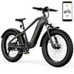 HOVSCO HovScout Electric Bike, 750W 26" Full Suspension Fat Tire Ebike for Adults, 28mph Top ...