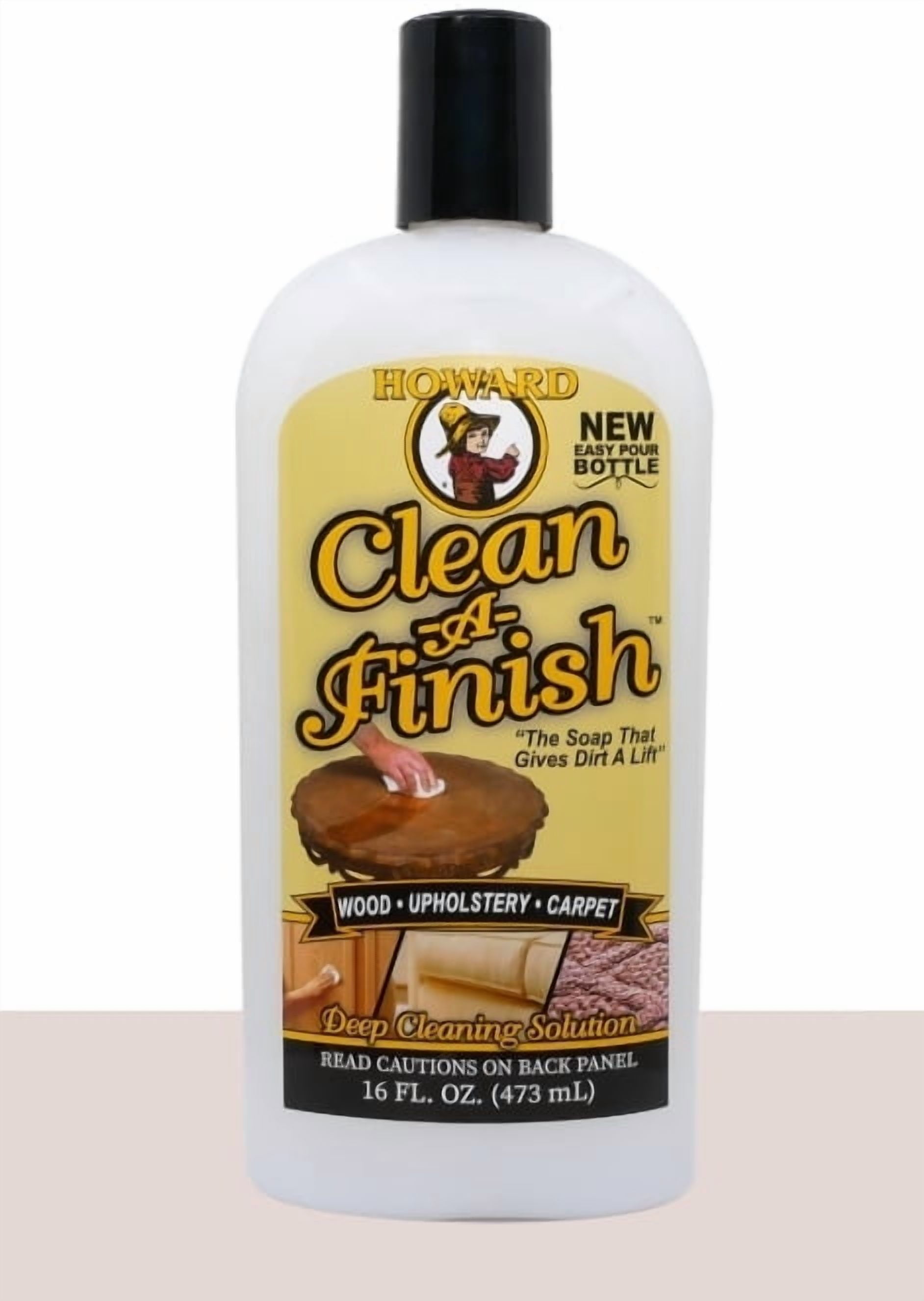 Howard Products, Clean-A-Finish for Wood Upholstery Carpet, 16 oz ...