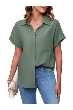 Olive Green Tops