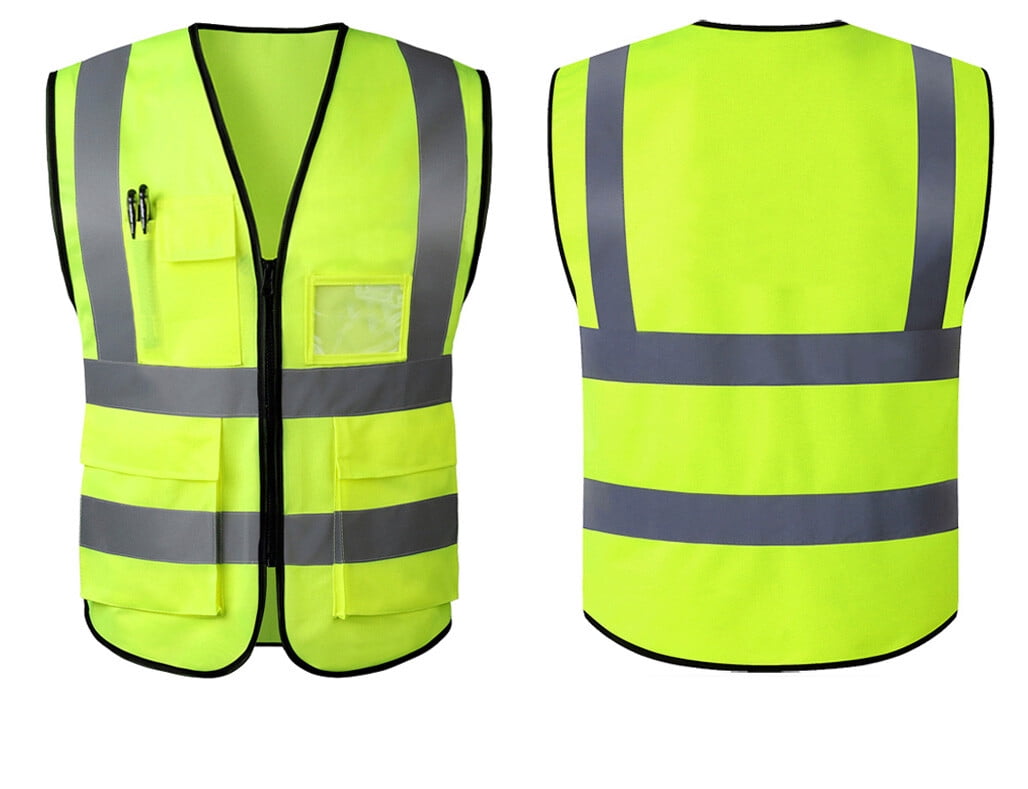 HOWEN High Visibility Reflective Stripes Safety Vest Construction Site ...