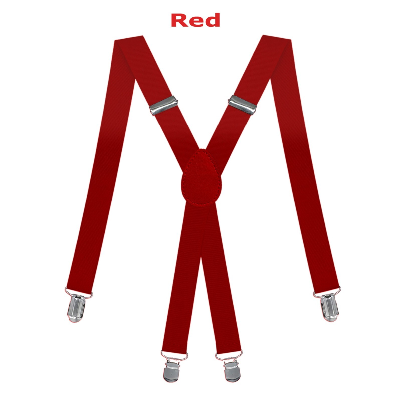 HOWEN Men's Suspenders - Belt Loop, Various Colors, X Style, Chromed ...