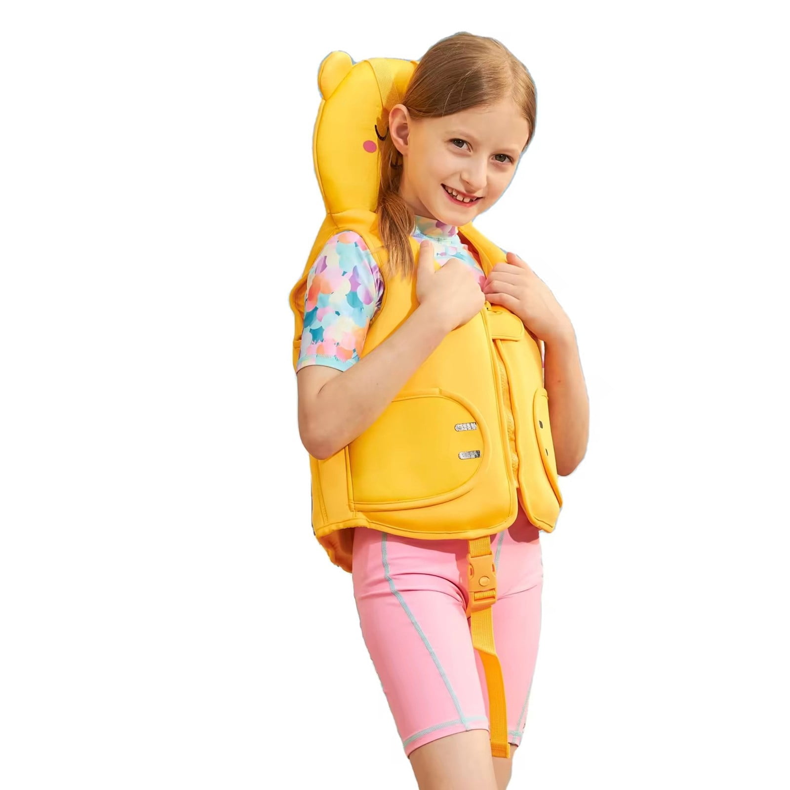 HOWPAY Kids Swim Vest Girls Boys Classic Floaties Vest with Cute Animal ...