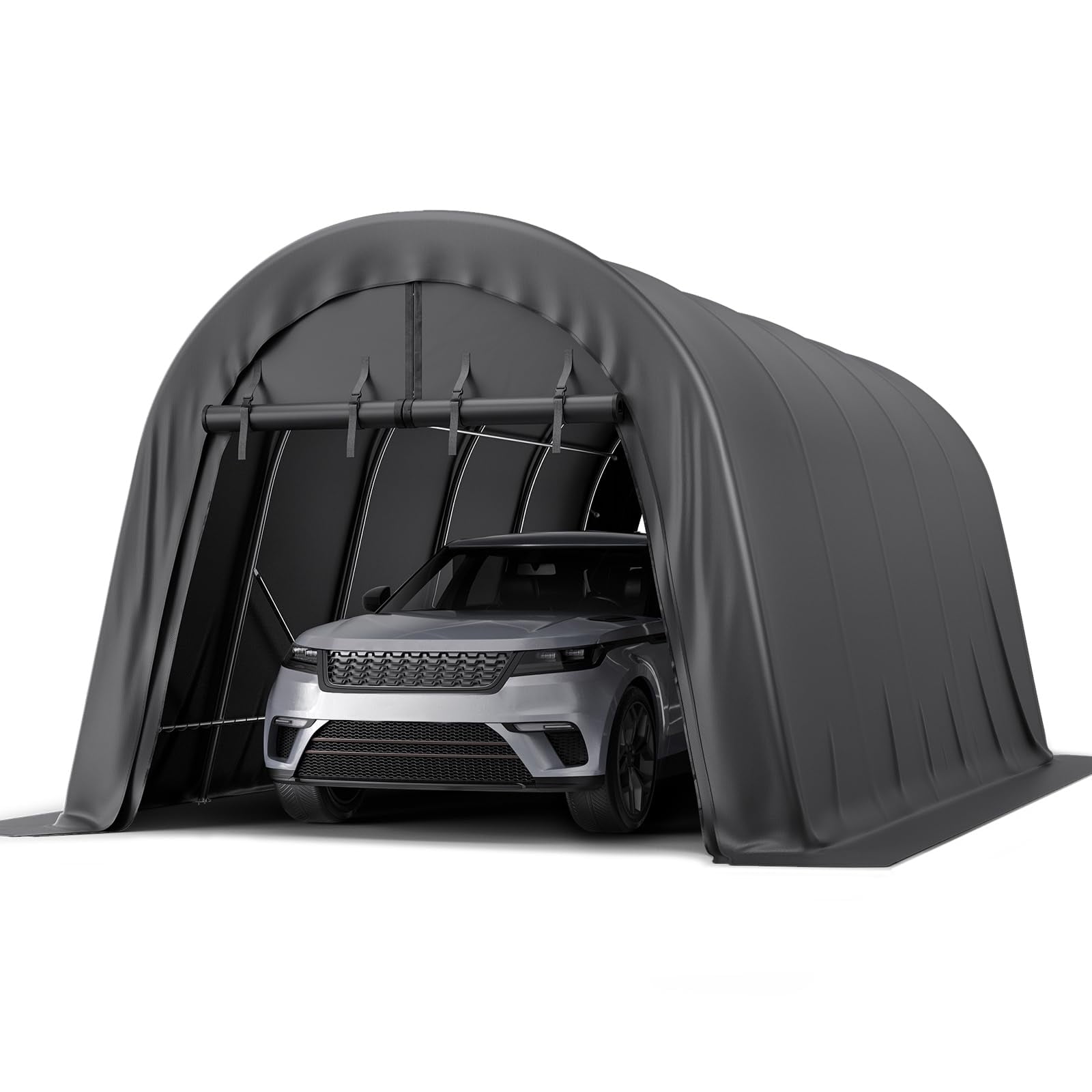 HOYOA 12x20FT Heavy Duty Carport, Car Canopy Portable Outdoor Garage ...