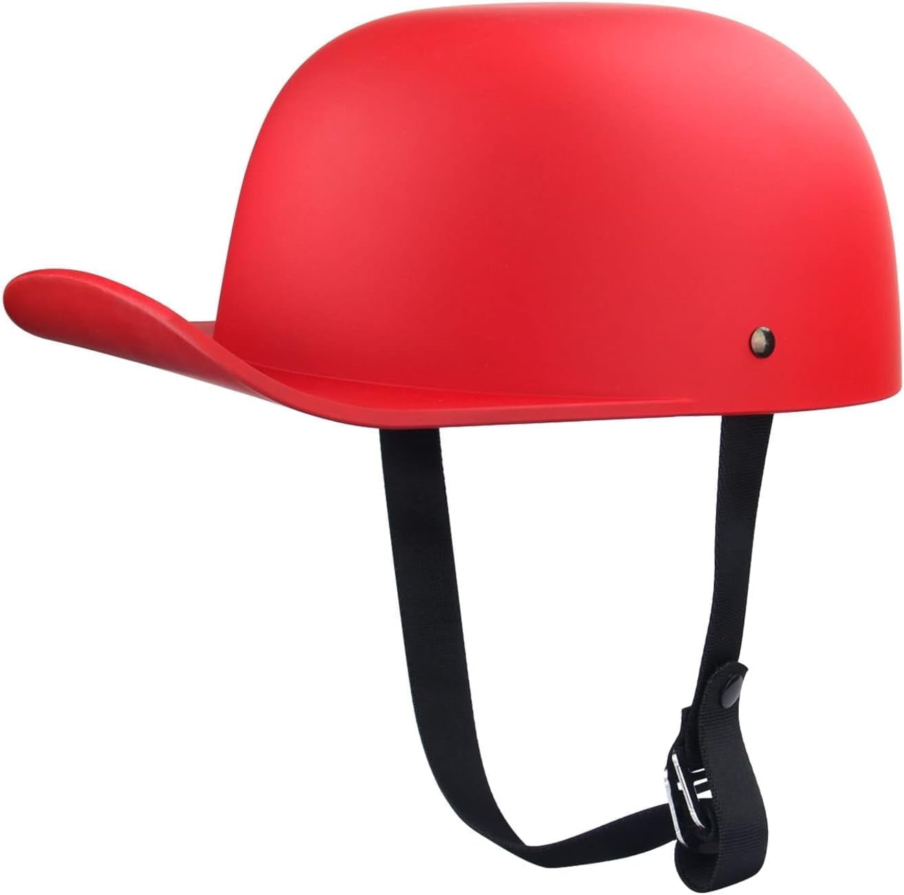 HOYUFEI Baseball Style Cap Motorcycle Helmets Matte Black Unisex-Adult ...