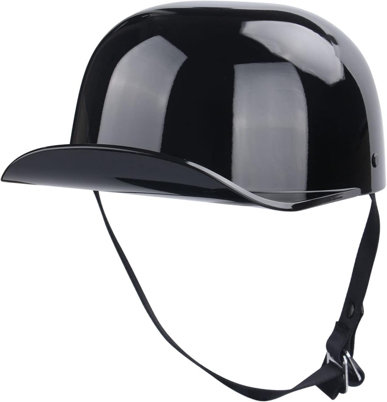 HOYUFEI Baseball Style Cap Motorcycle Helmets Matte Black Unisex-Adult ...