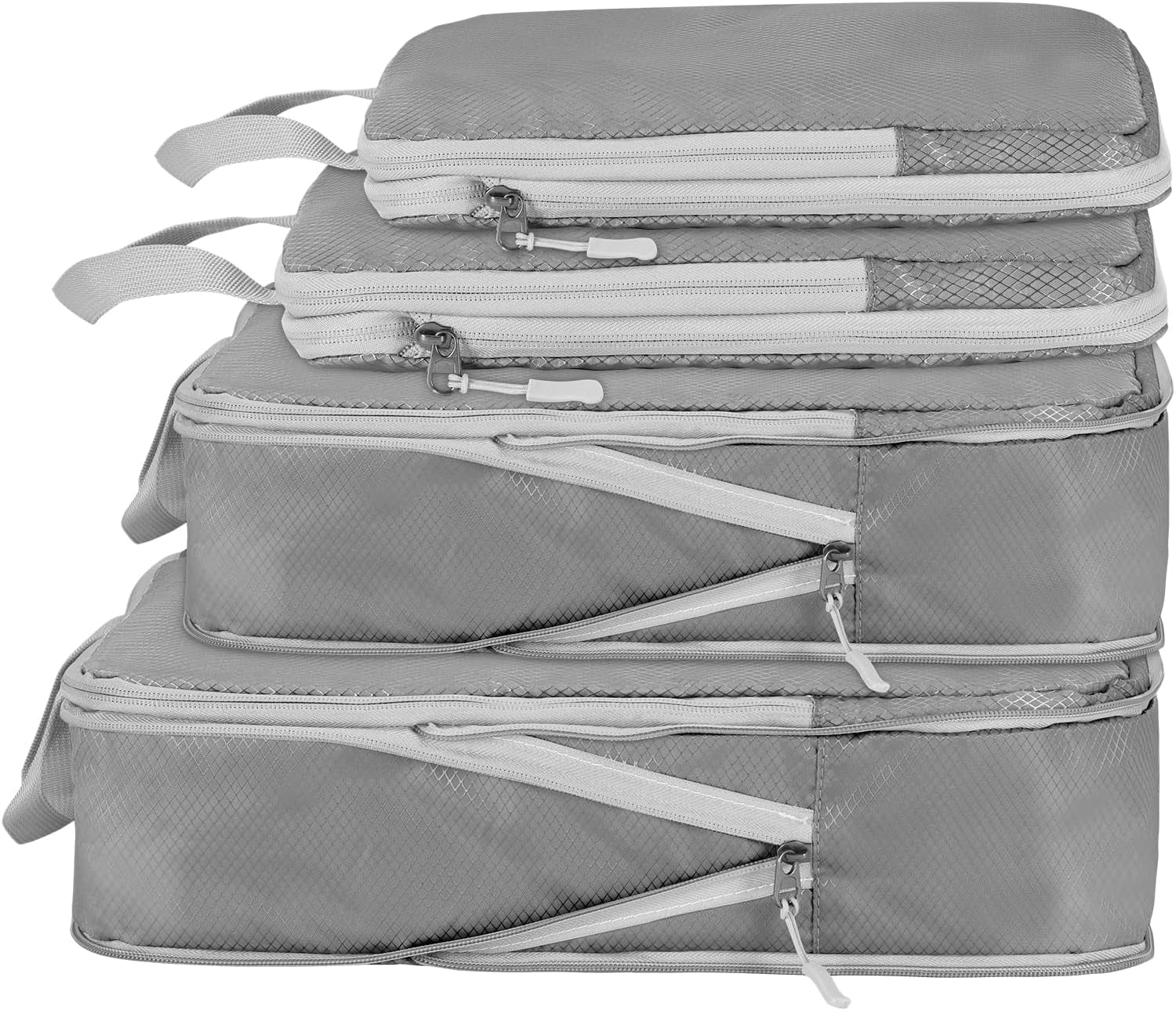 HOYUFEI Compression Packing Cubes - 4 Piece Ultralight Suitcase ...