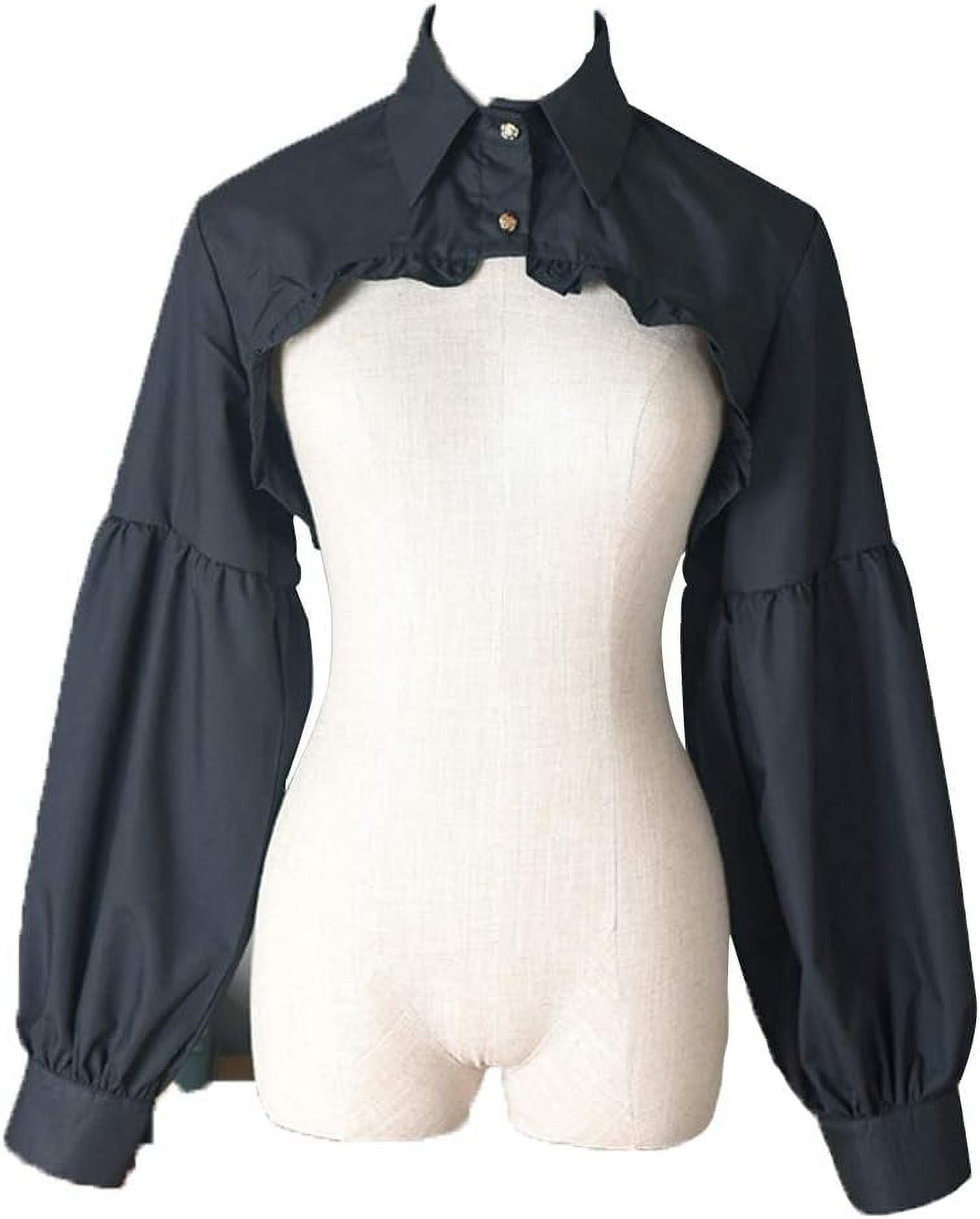 HOYUFEI Detachable Dickey Blouse False Collar Half Shirt Blouse Collar ...