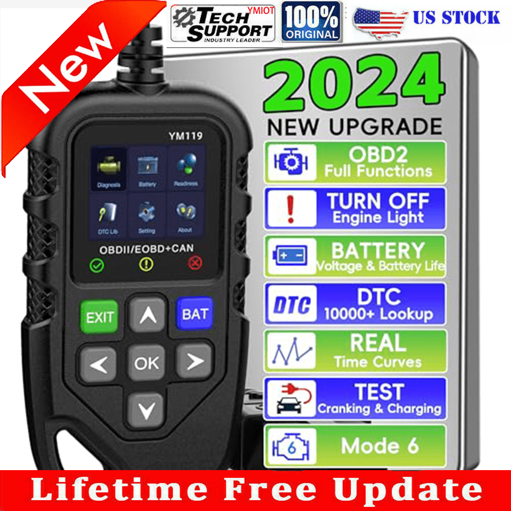 HOZIBE Automotive OBD2 Code Reader OBD Scanner Car Check Engine Fault ...