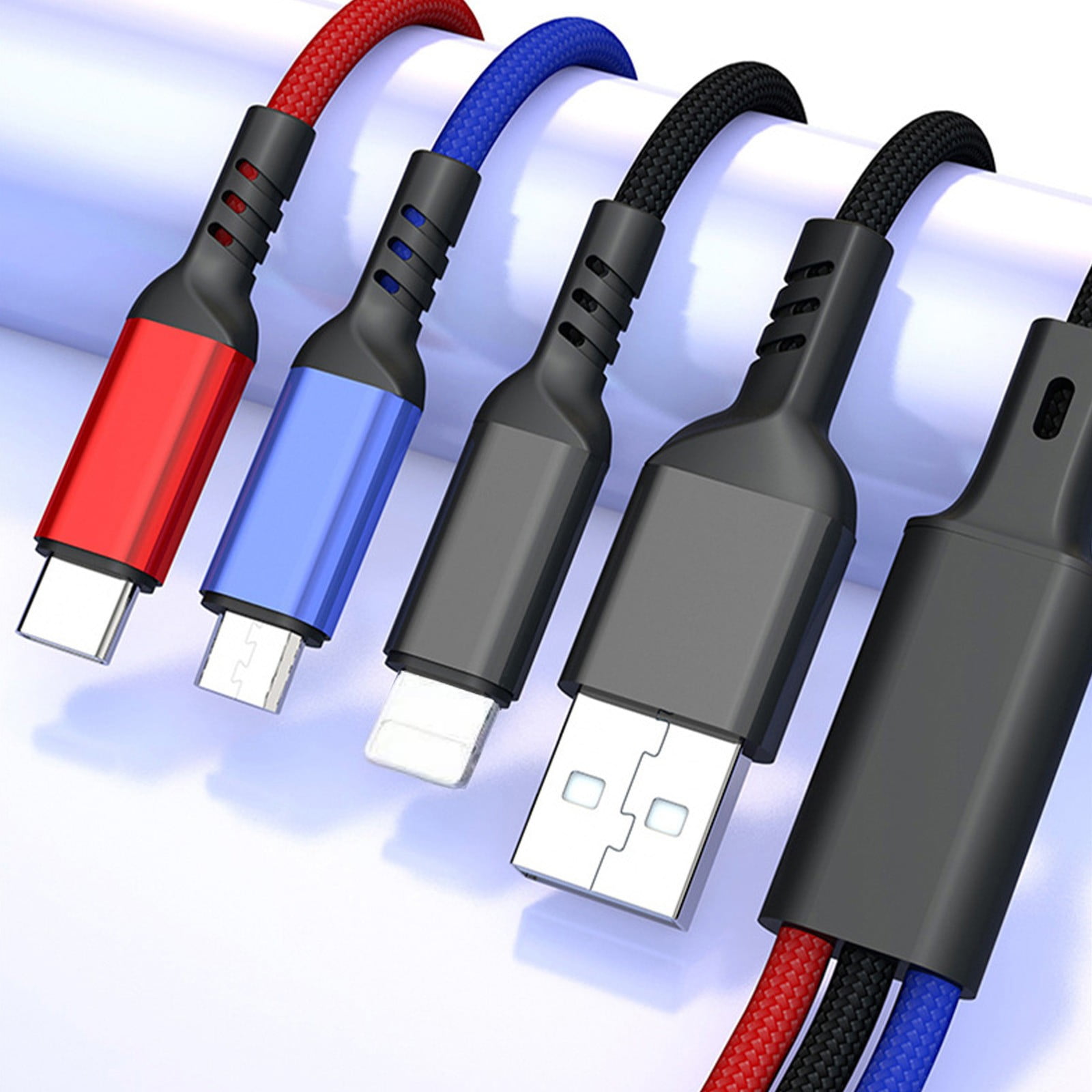 HOZVOMI 1-to-3 Charging Cable, 6A Fast Charging, Supports Simultaneous ...