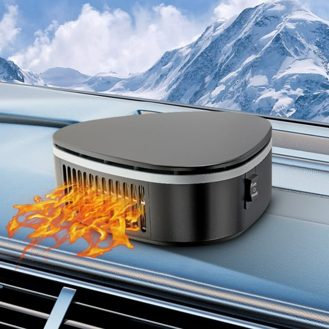 HOZVOMI 12V Portable Car Heater Defogger, ABS Material, Fast Heating ...