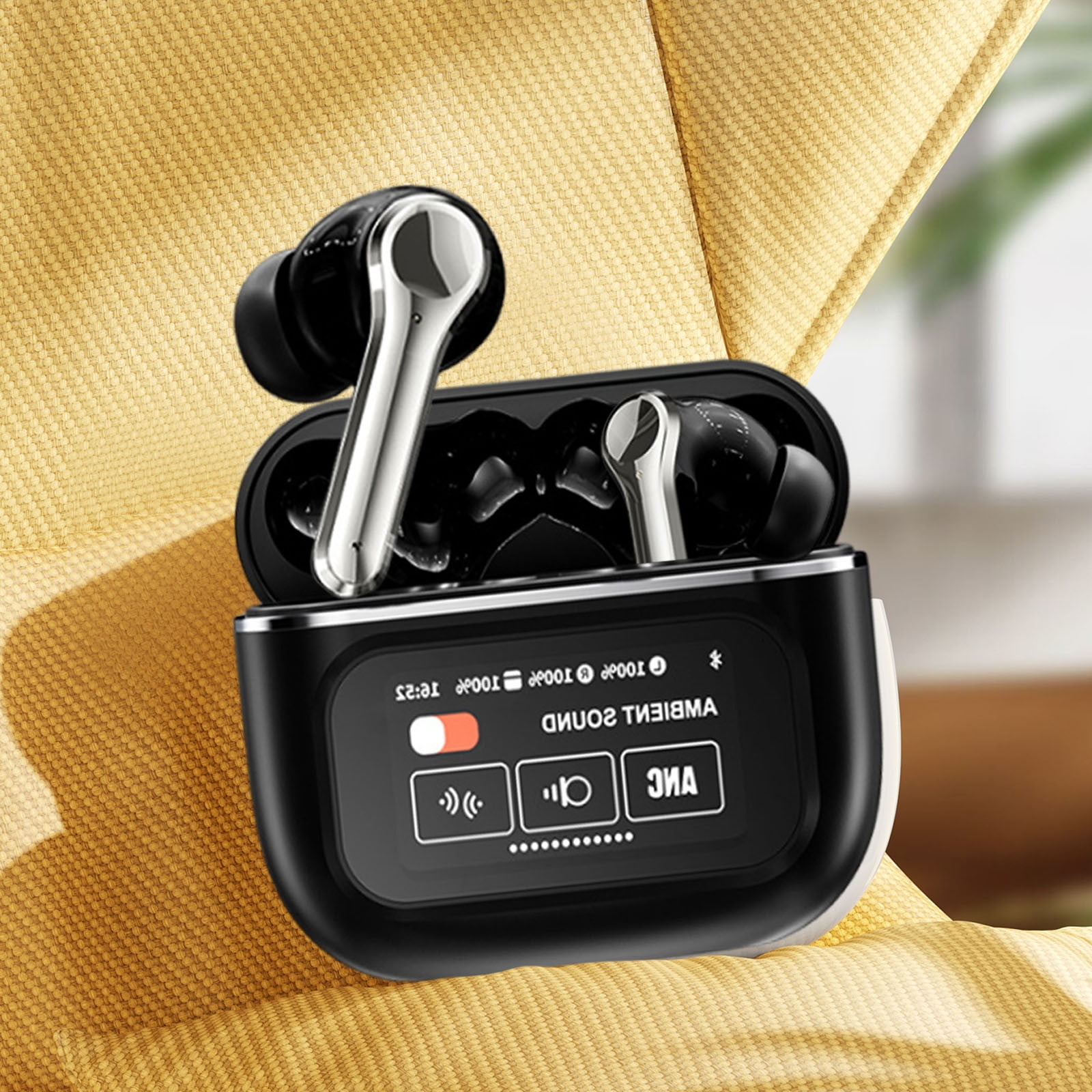 HOZVOMI Active Noise Cancelling Earbuds, Bluetooth 5.4 Wireless Earbuds ...