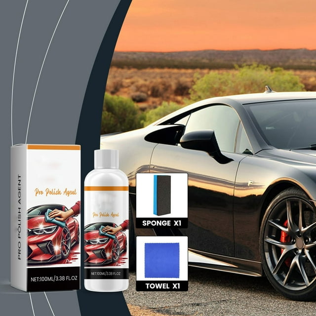 HOZVOMI Automotive Coating Cleaner Polish Agent - Paint Waxing, Anti-Fouling, Brightening, Nanos ...