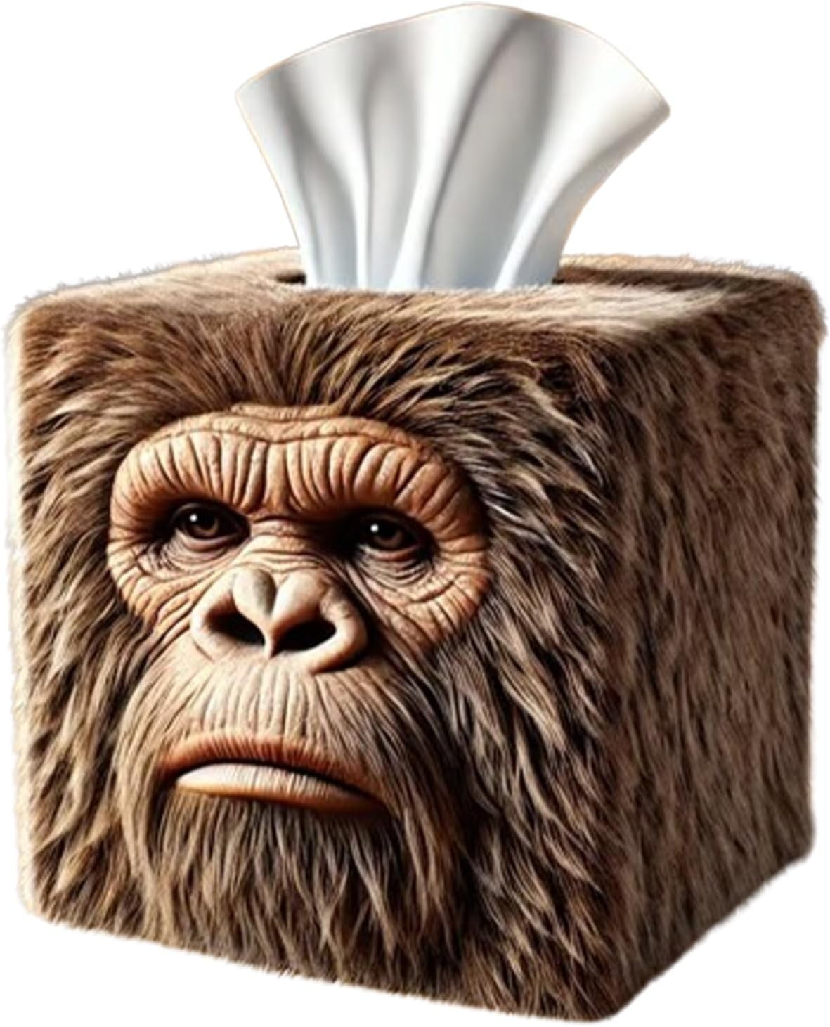 HOZVOMI Bigfoot Monster Plush Tissue Box Cover for Home Office Car ...