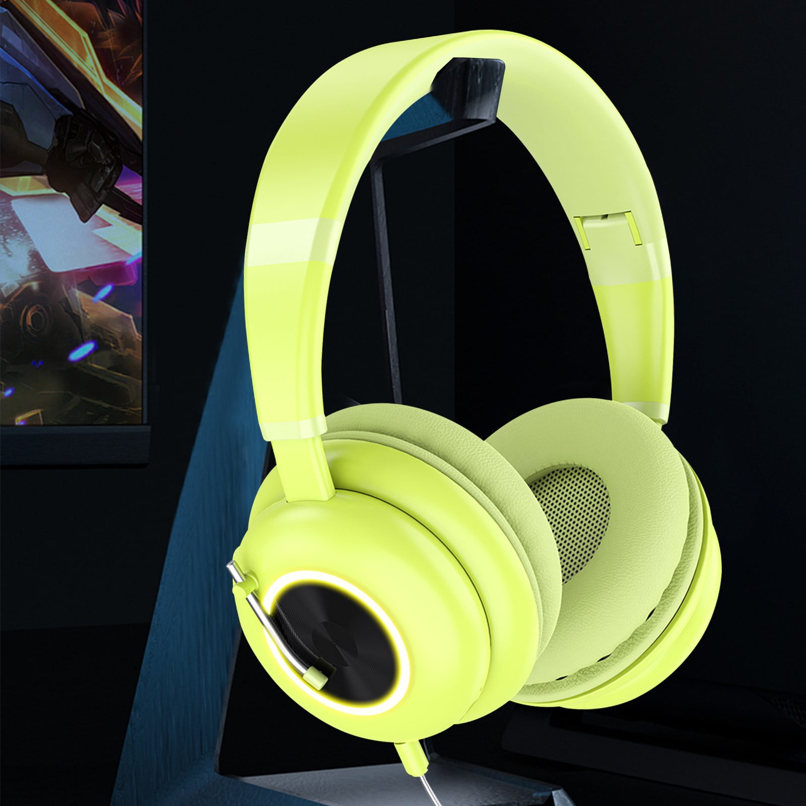 HOZVOMI Bluetooth 5.3 Foldable Headset - Esports Gaming Headphones ...