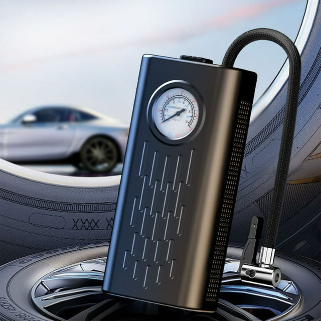 HOZVOMI Car Wireless Inflatable Pump - Portable, Fast Inflation, High-Accuracy Tire Pressure ...