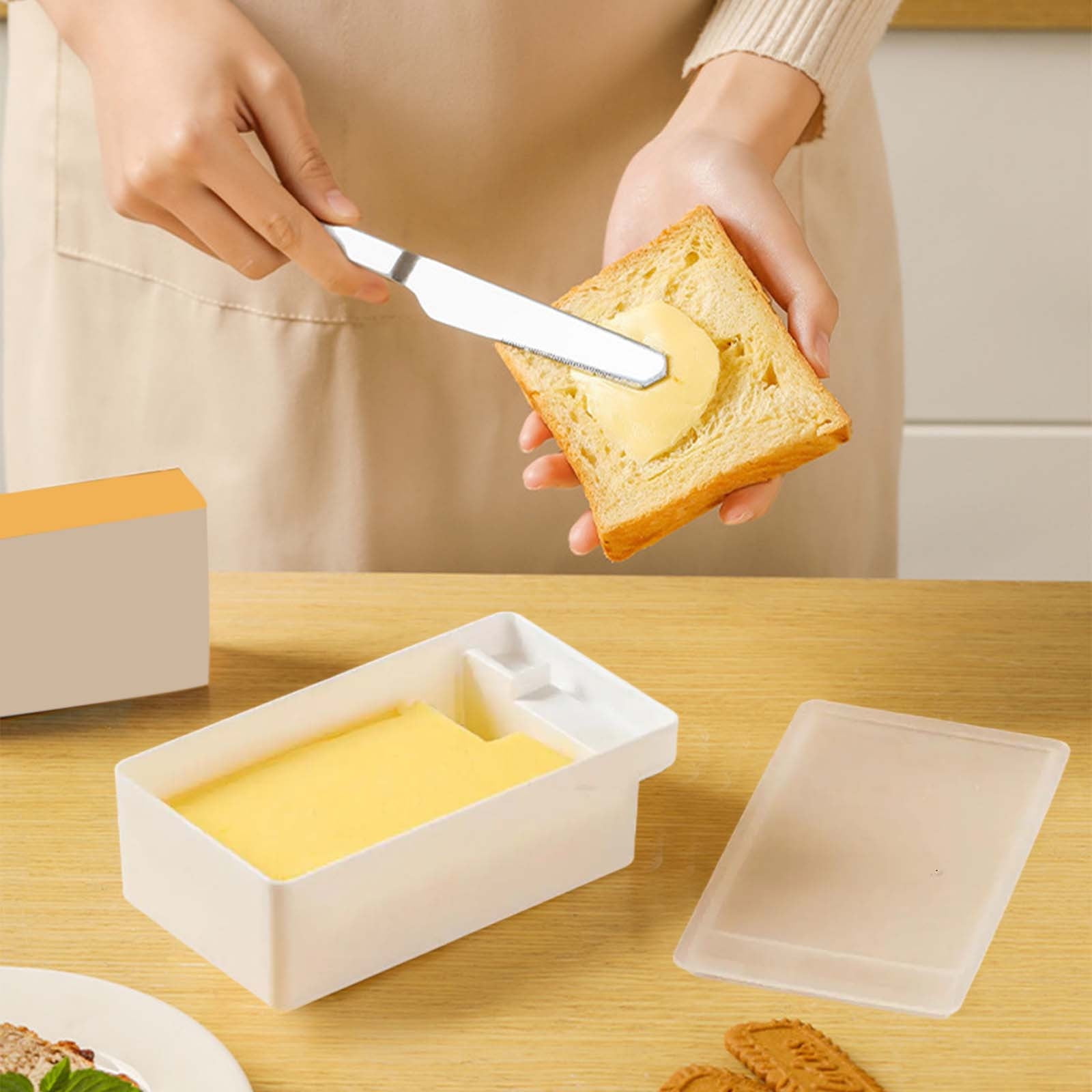 HOZVOMI Cheese Preservation Storage Box - Refrigerator Cheese Freezing ...