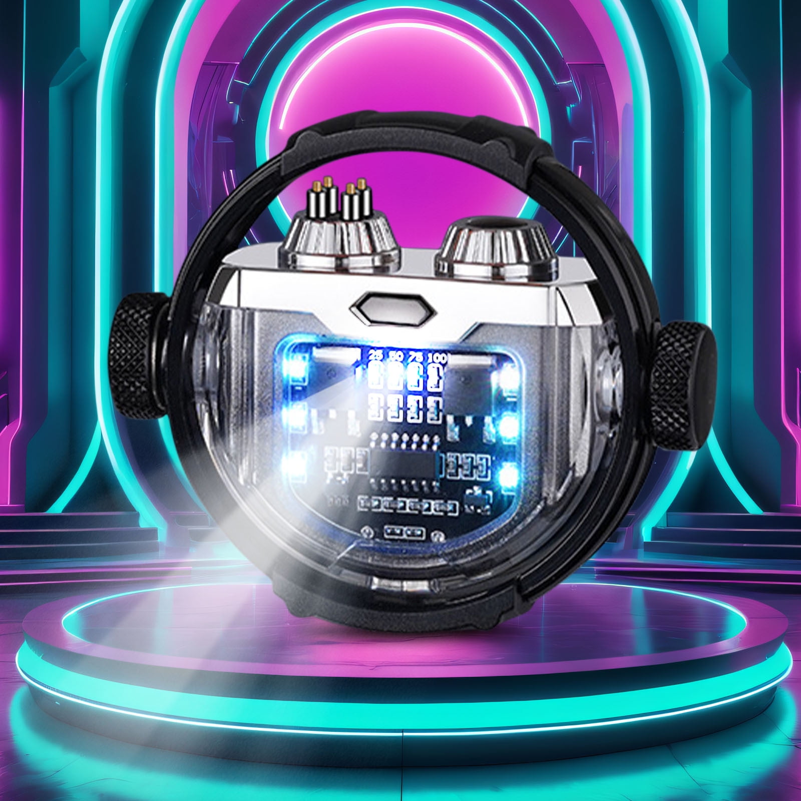 HOZVOMI Cool Alloy Windproof Lighter with Built-in LED Light ...