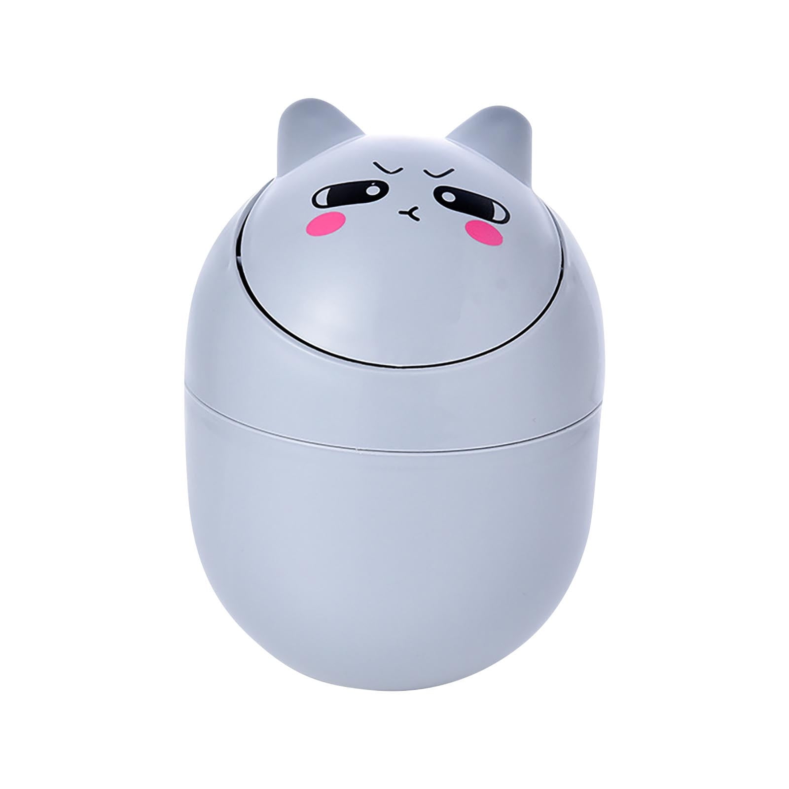 HOZVOMI Desktop Trash Can - Small Cute Mini, Home Countertop, Children ...