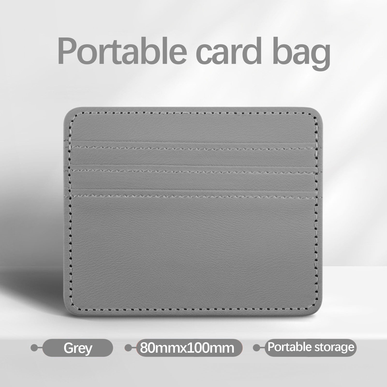 HOZVOMI High Capacity Multi-Slot Leather RFID Blocking Card Wallet Case ...