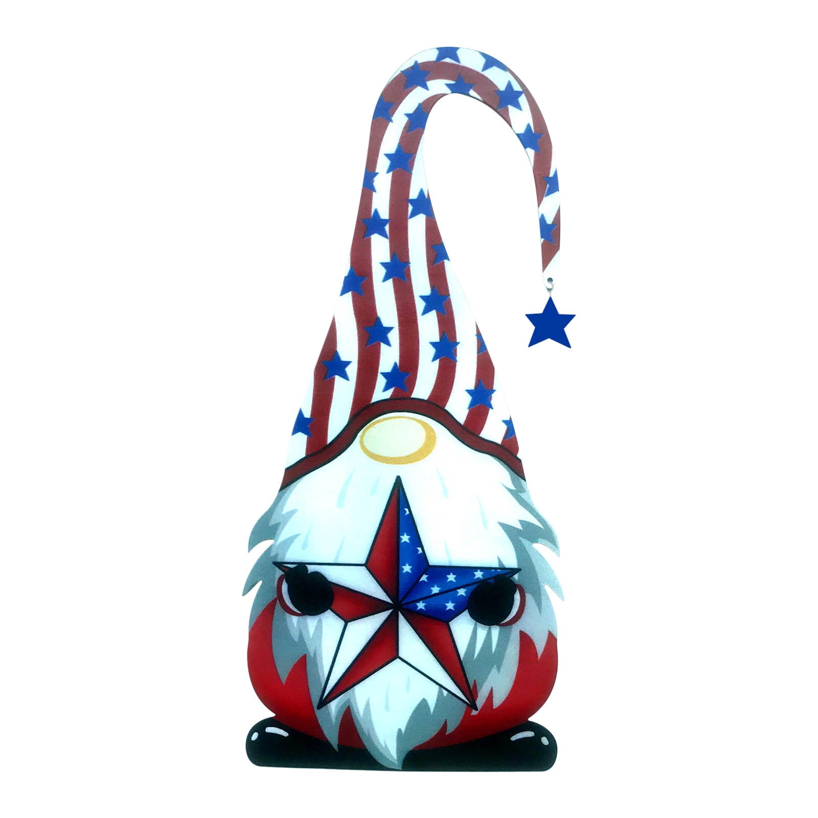 HOZVOMI Large Independence Day Gnome Garden Stake - Outdoor Decor for ...