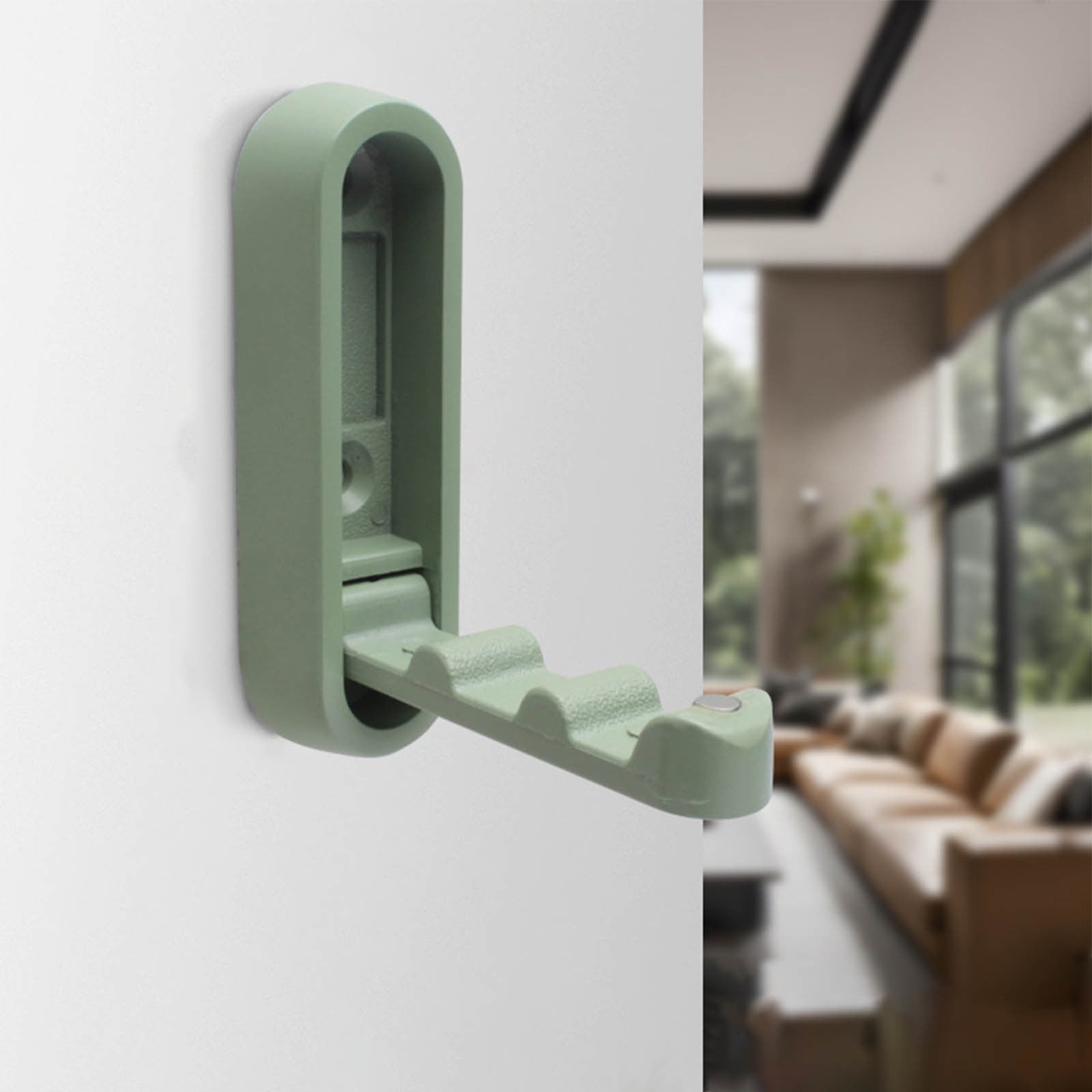 HOZVOMI No Perforation Required Clothes Hook Folding Wall Hanging Hook ...