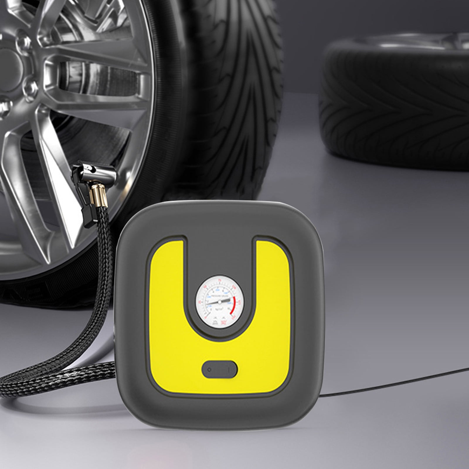 HOZVOMI Portable 120W Car Inflation Pump with LED Lighting for Cars ...