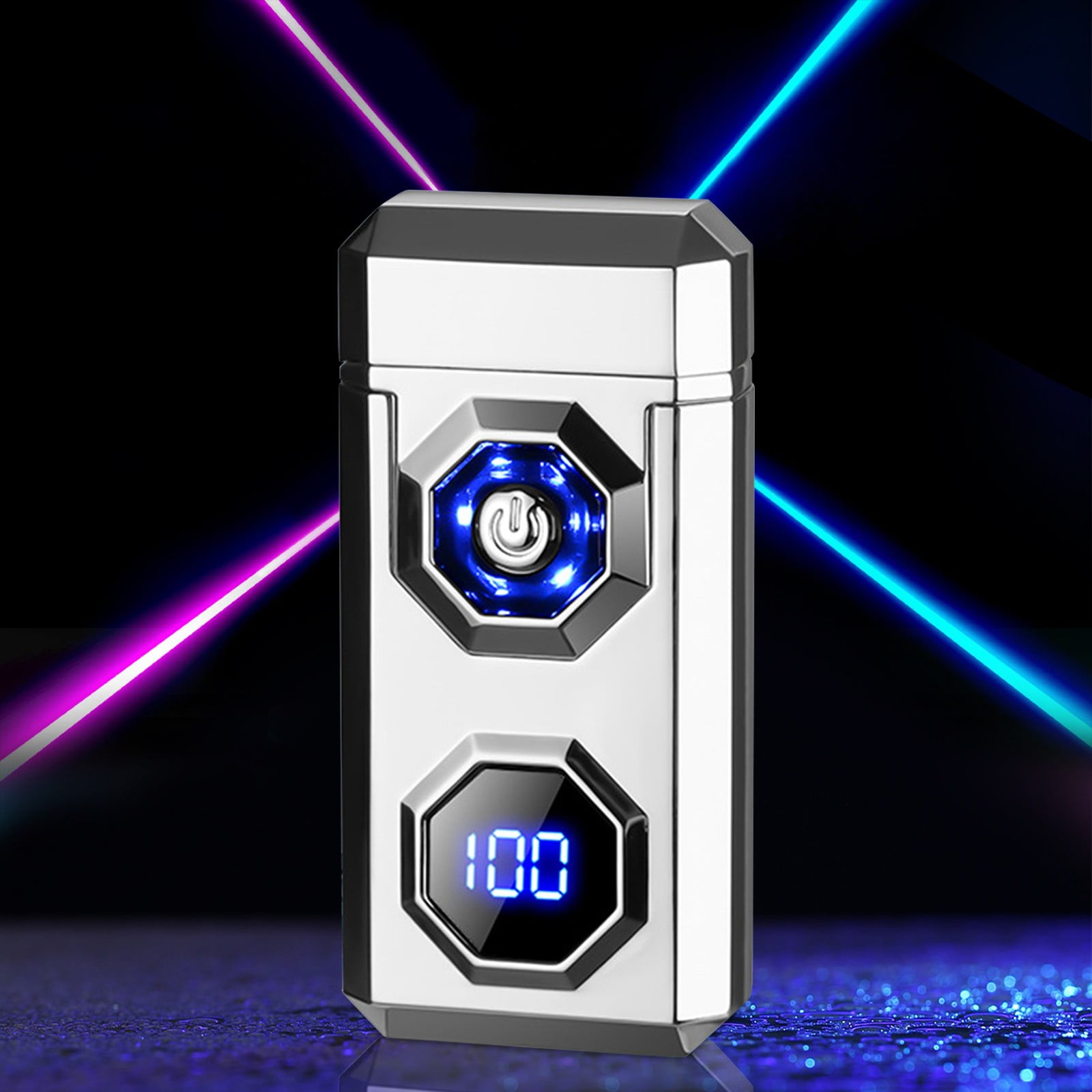 HOZVOMI Rechargeable USB Windproof Lighter with High-Power Flame ...