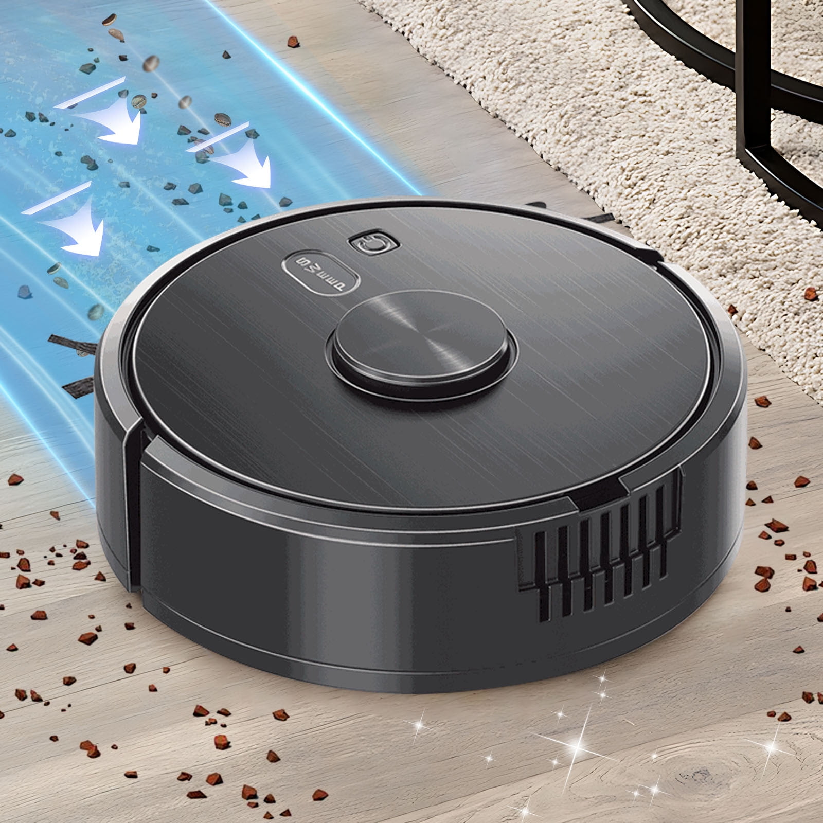 HOZVOMI Smart Rechargeable Sweeping Robot Vacuum Cleaner - Wet and Dry ...