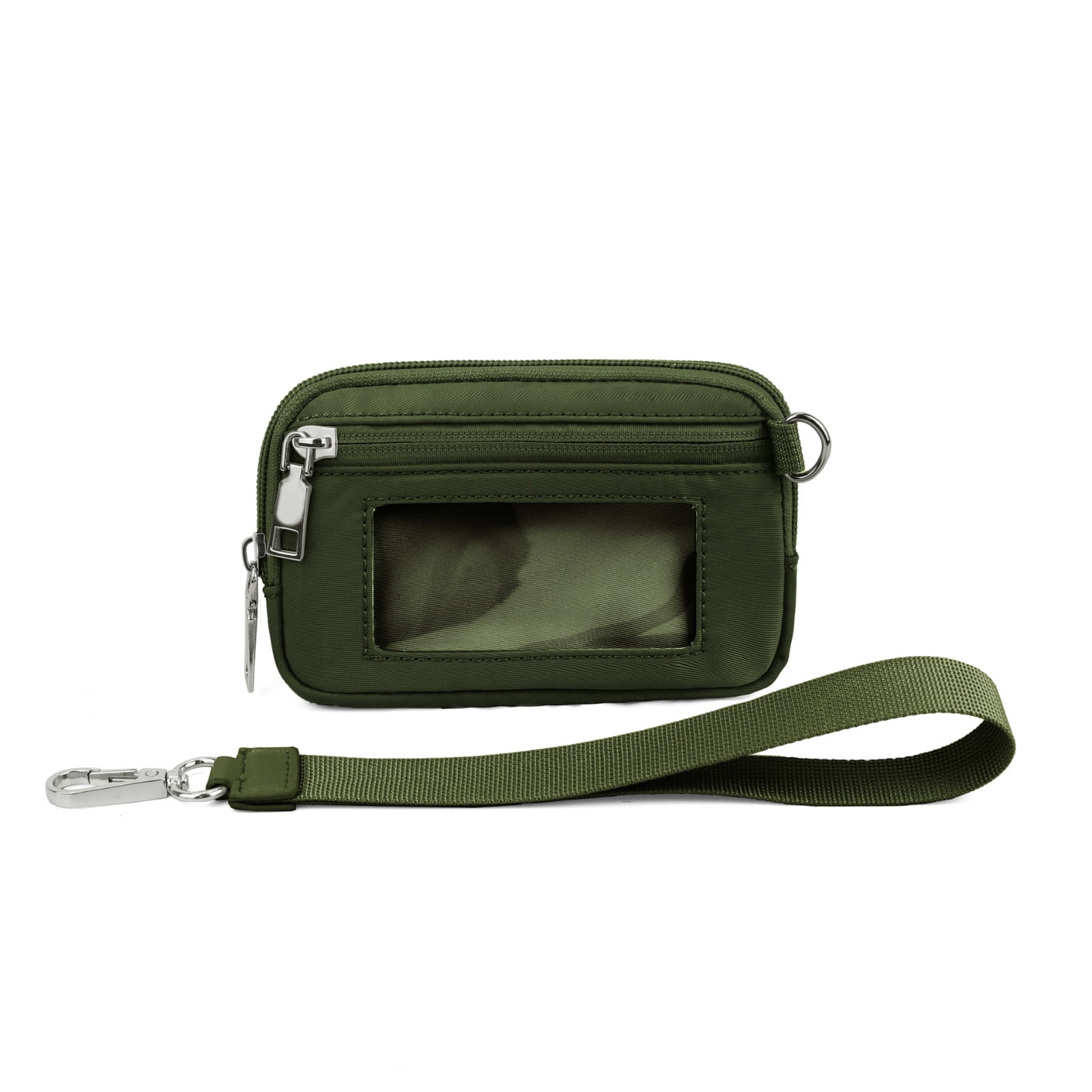 HOZVOMI Transparent PVC Card Wrist Bag - Portable Bank Card Coin ...