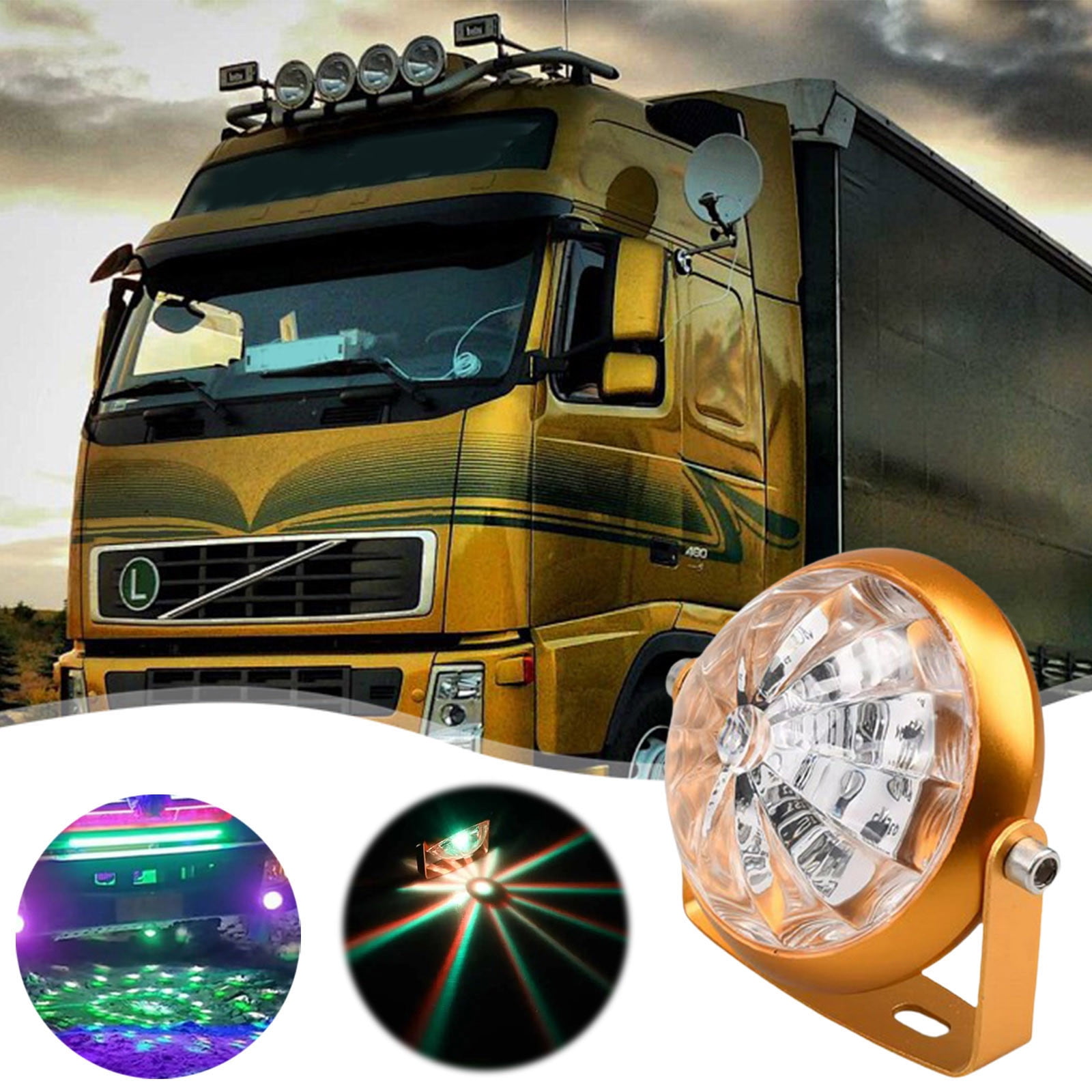 HOZVOMI Truck Underglow Lighting Kit - Colorful Chassis Lights, Easy ...