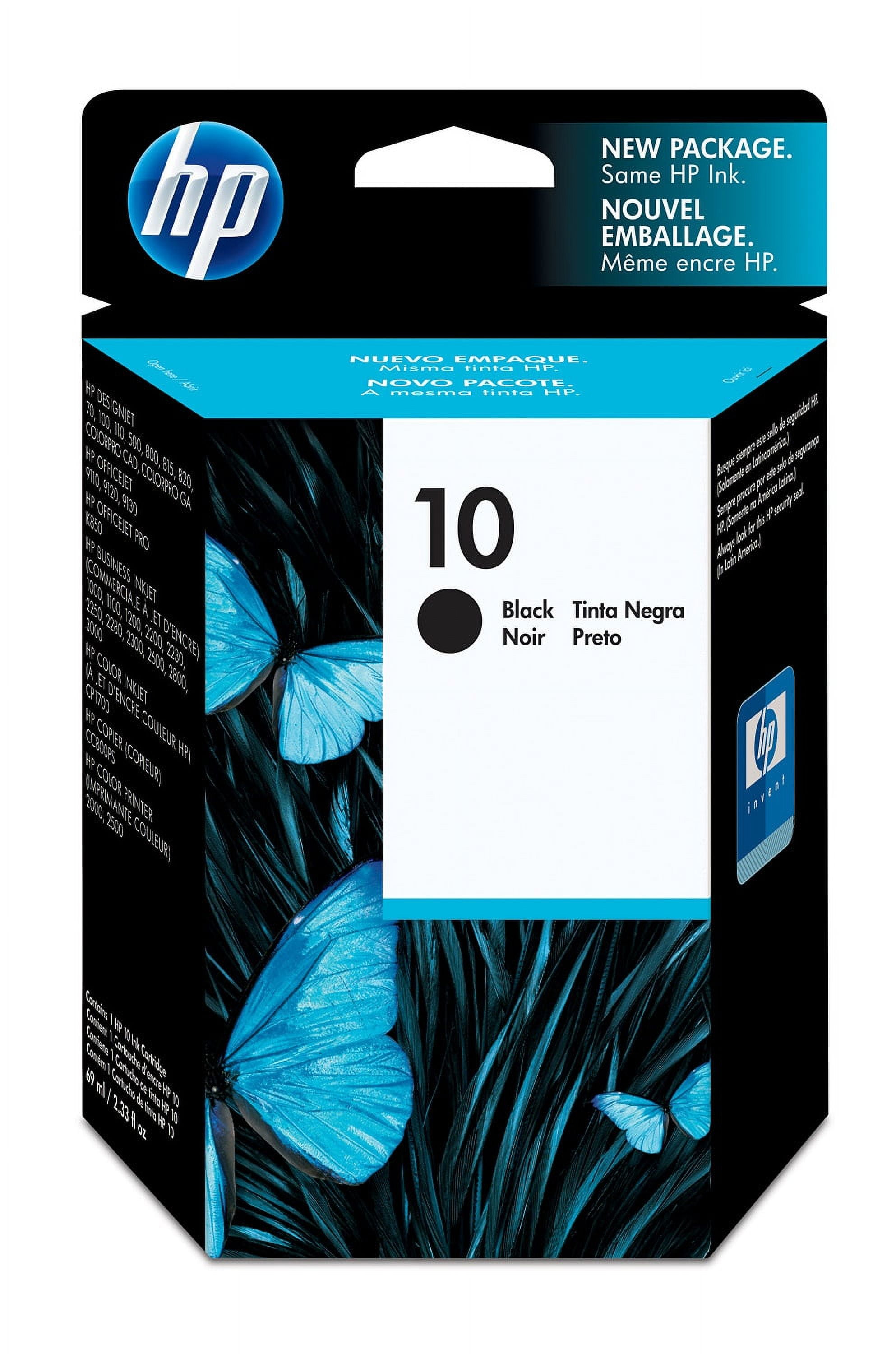 HP 10 Ink Cartridge | Printer parts for office supply retail - Walmart ...