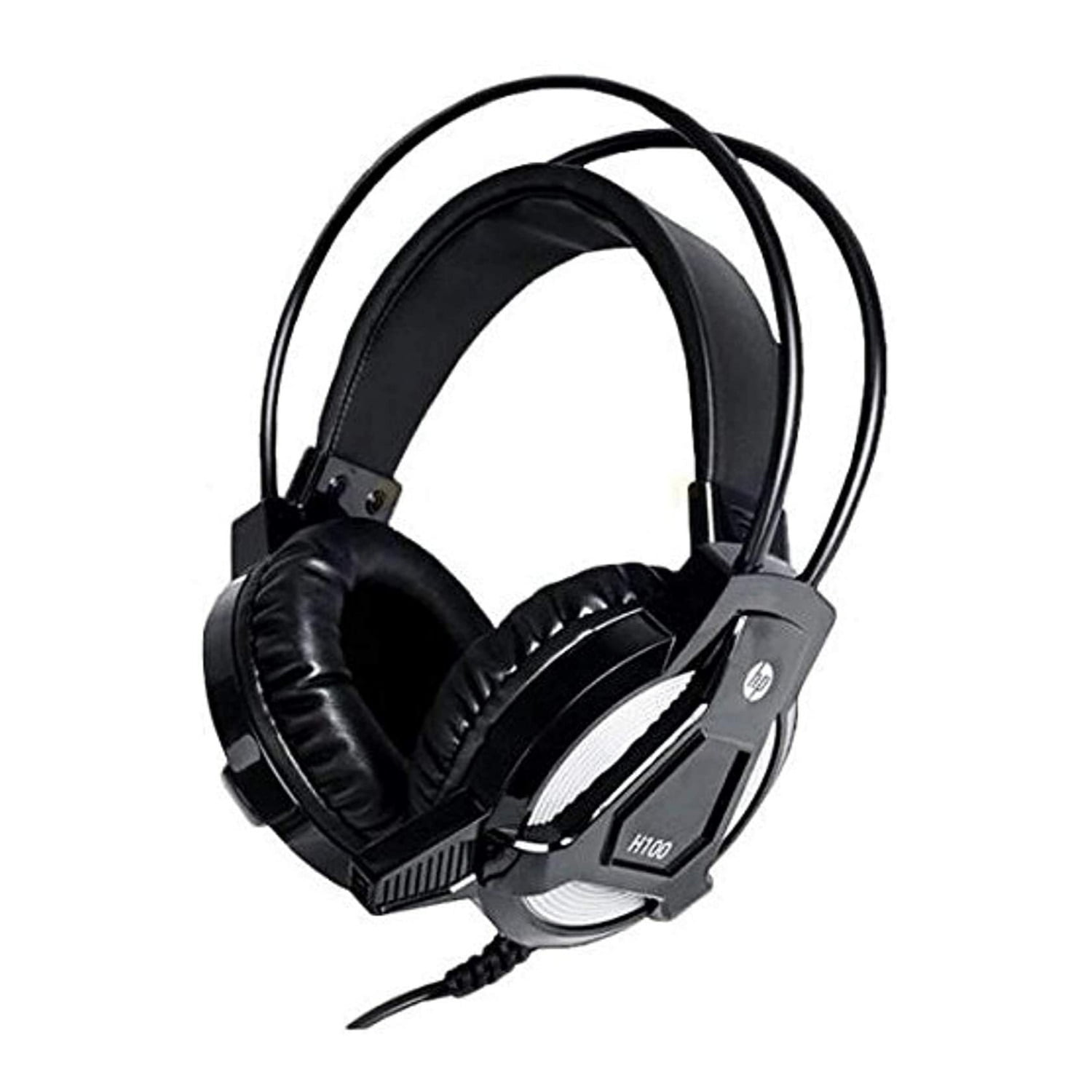 HP 100BK Wired Gaming Headset with Microphone (Black) - Walmart.com