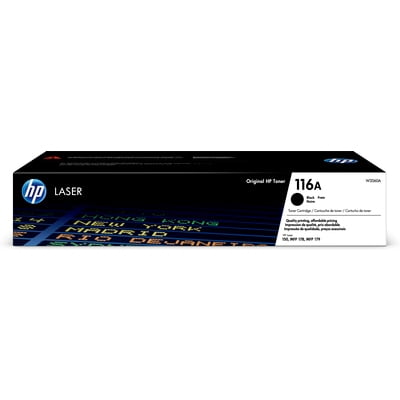 HP 116A (W2060A) Toner Cartridge, Black for Laser Printers & LaserJet ...
