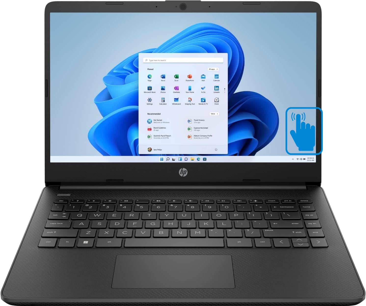 HP 14.0" Touchscreen HD IPS Laptop (4-Core AMD Ryzen 3 5300U 2.60GHz ...