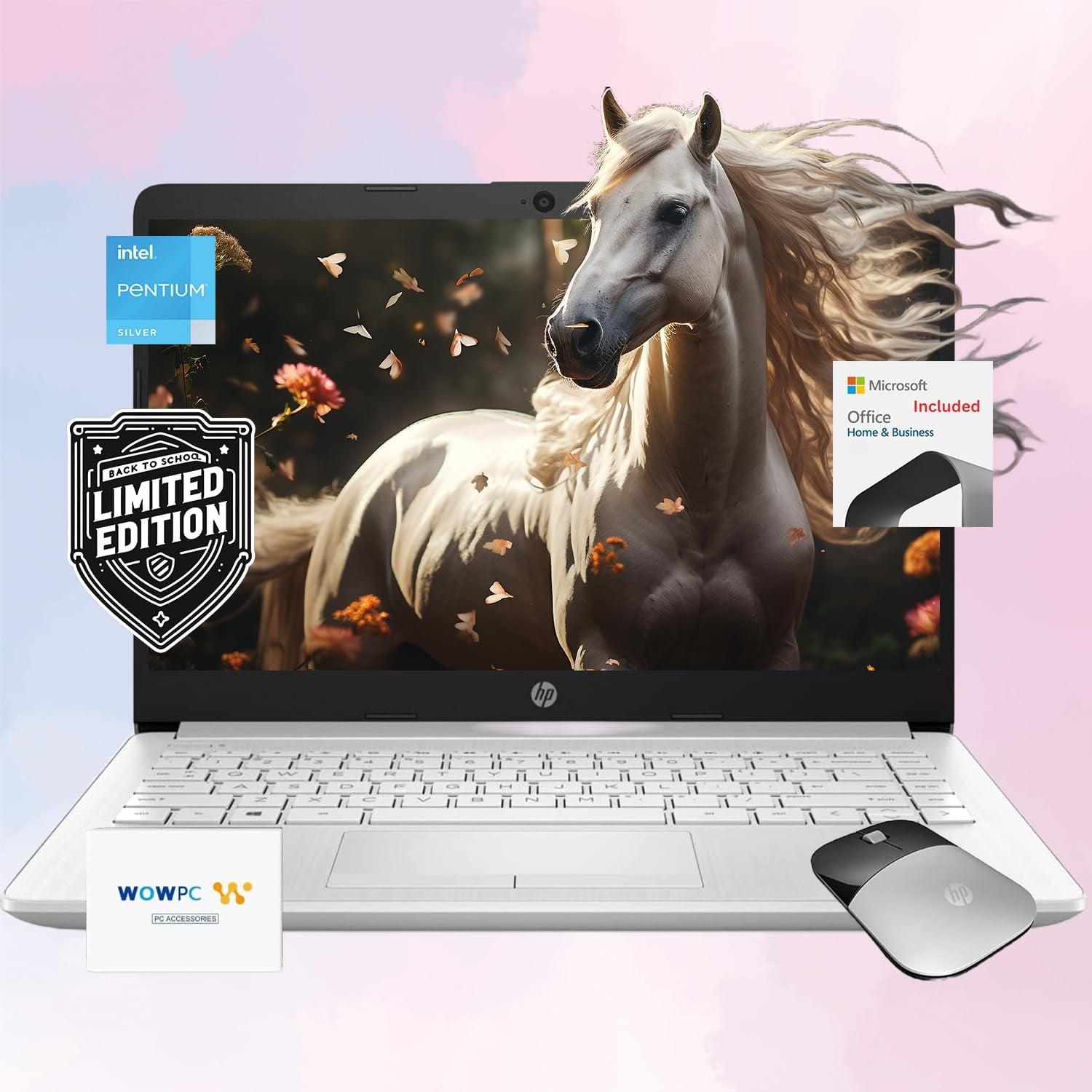 HP 14" Back to School Limited Edition Laptop | 1 Year Microsoft 365 ...