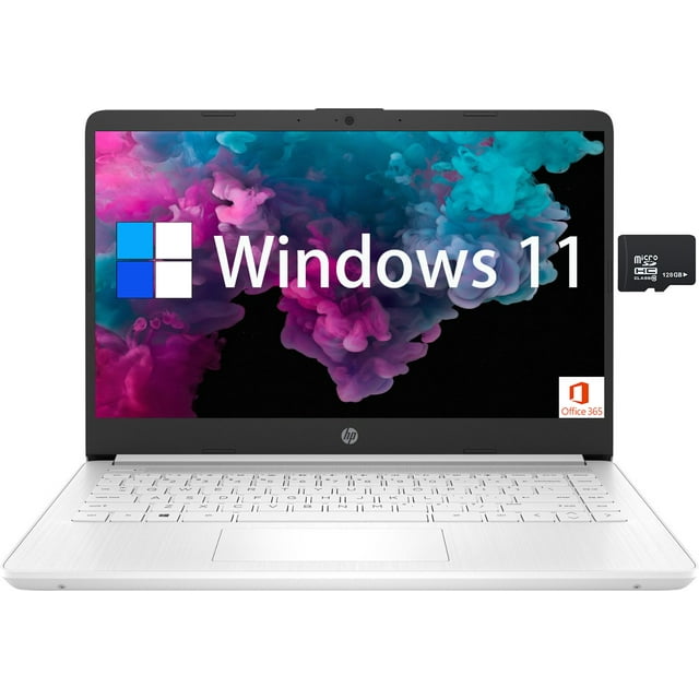 HP 14 Business Laptop, 14'' HD, Intel N4120, 8GB RAM, 192GB Storage ...