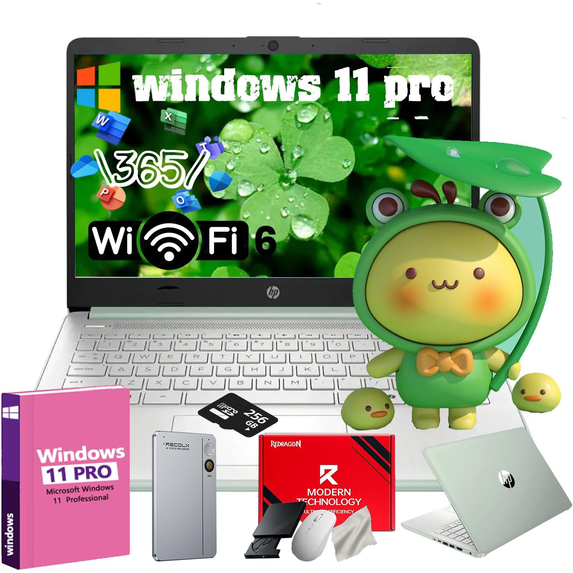 HP 14" Business & Student Portable Laptop, Intel N150 CPU, 16GB RAM ...