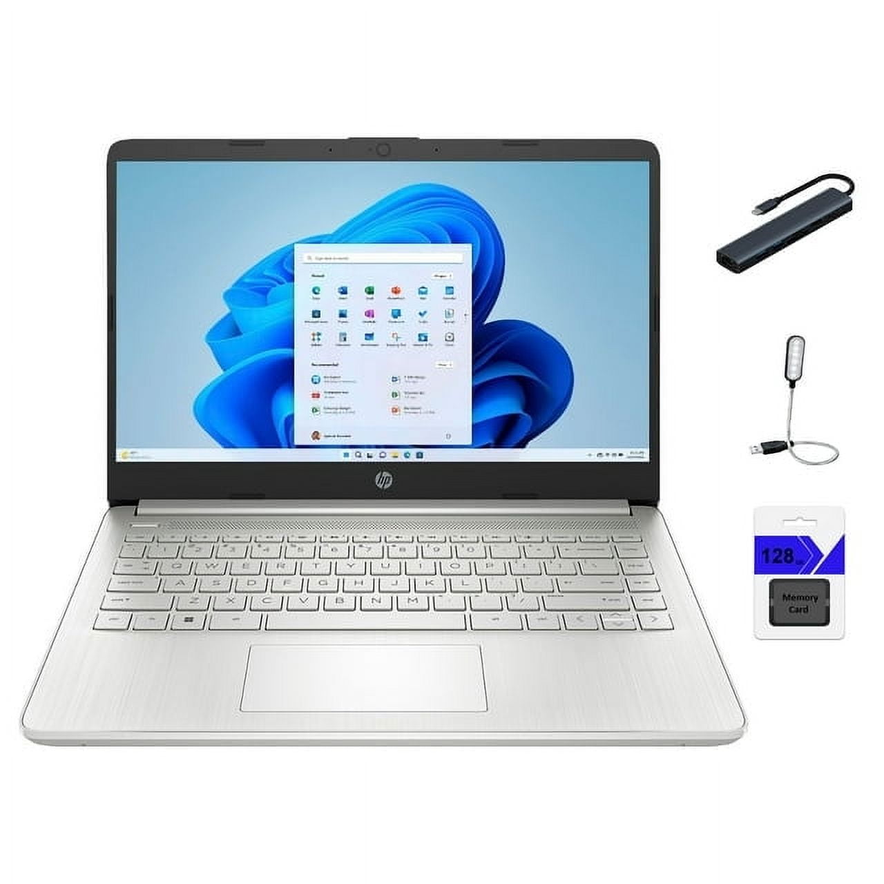 HP 14" HD (1366 x 768) Display Laptop, Intel Celeron N4120, 1.1GHz, 8GB ...