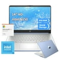 HP 14" HD Anti-Glare Laptop, Intel N150 4-Core, Fast Startup, Windows ...