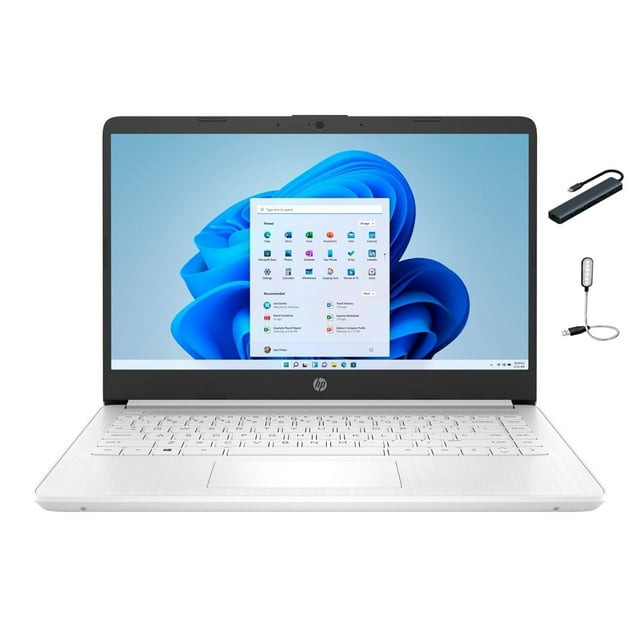HP 14" HD Business Laptop, Intel Celeron N4500, 32GB DDR4 RAM, 64GB ...