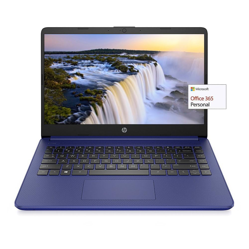 HP 14" HD Laptop, AMD Dual-Core CPU, 16GB RAM, 64GB eMMC, 1Yr Office ...