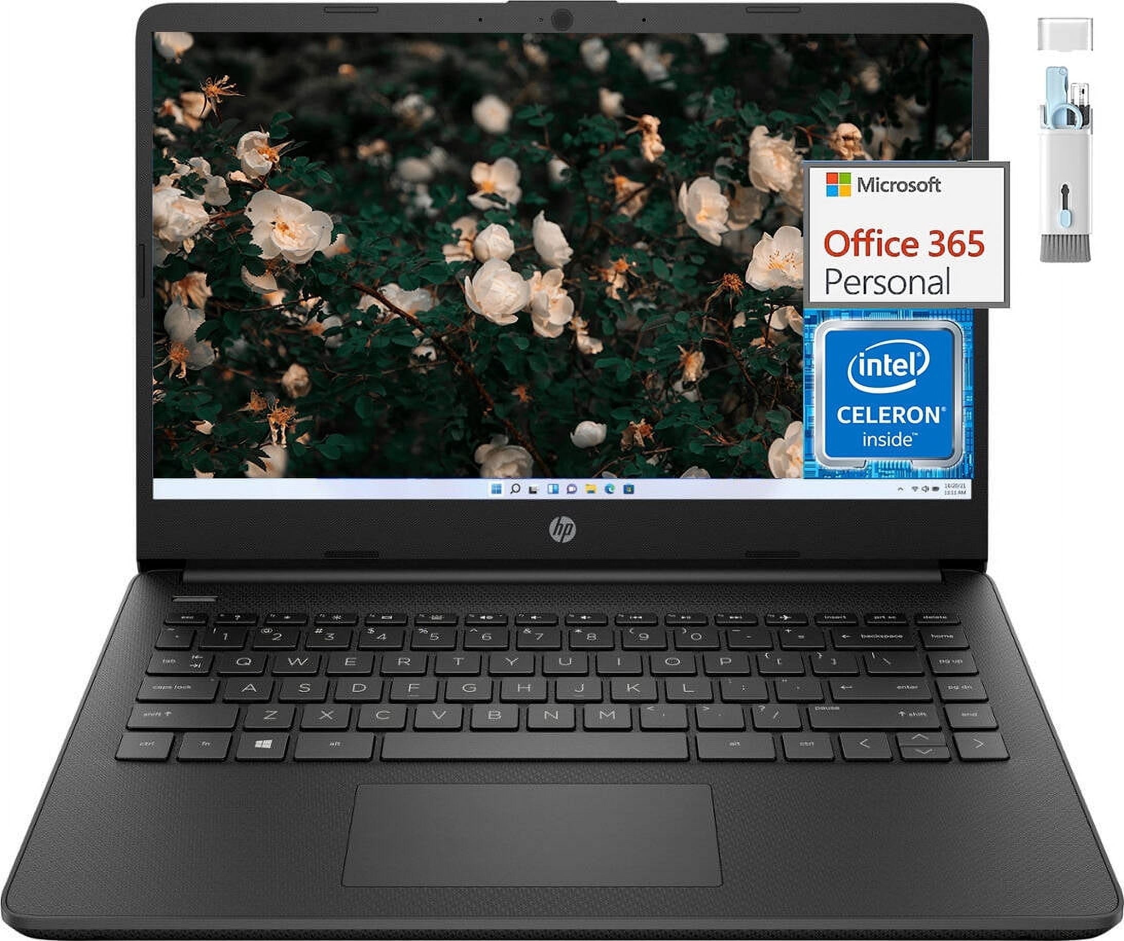 HP 14" HD Laptop, Intel Quad-Core Processor, 8GB RAM, 64GB eMMC, ‎128GB ...